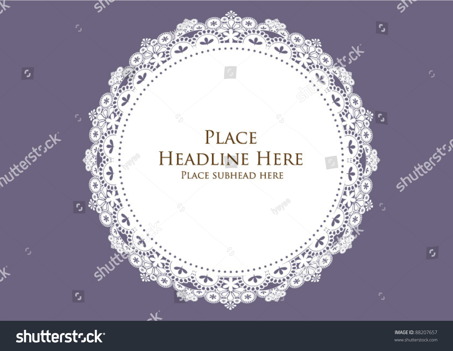 62,665 Round lace border Images, Stock Photos & Vectors | Shutterstock