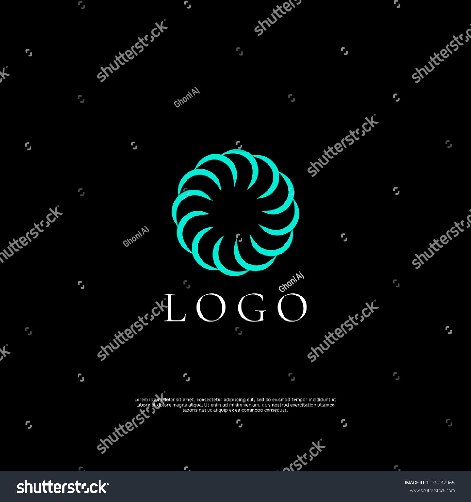 Circle Logo Design Template Creative Sign Stock Vector (Royalty Free ...