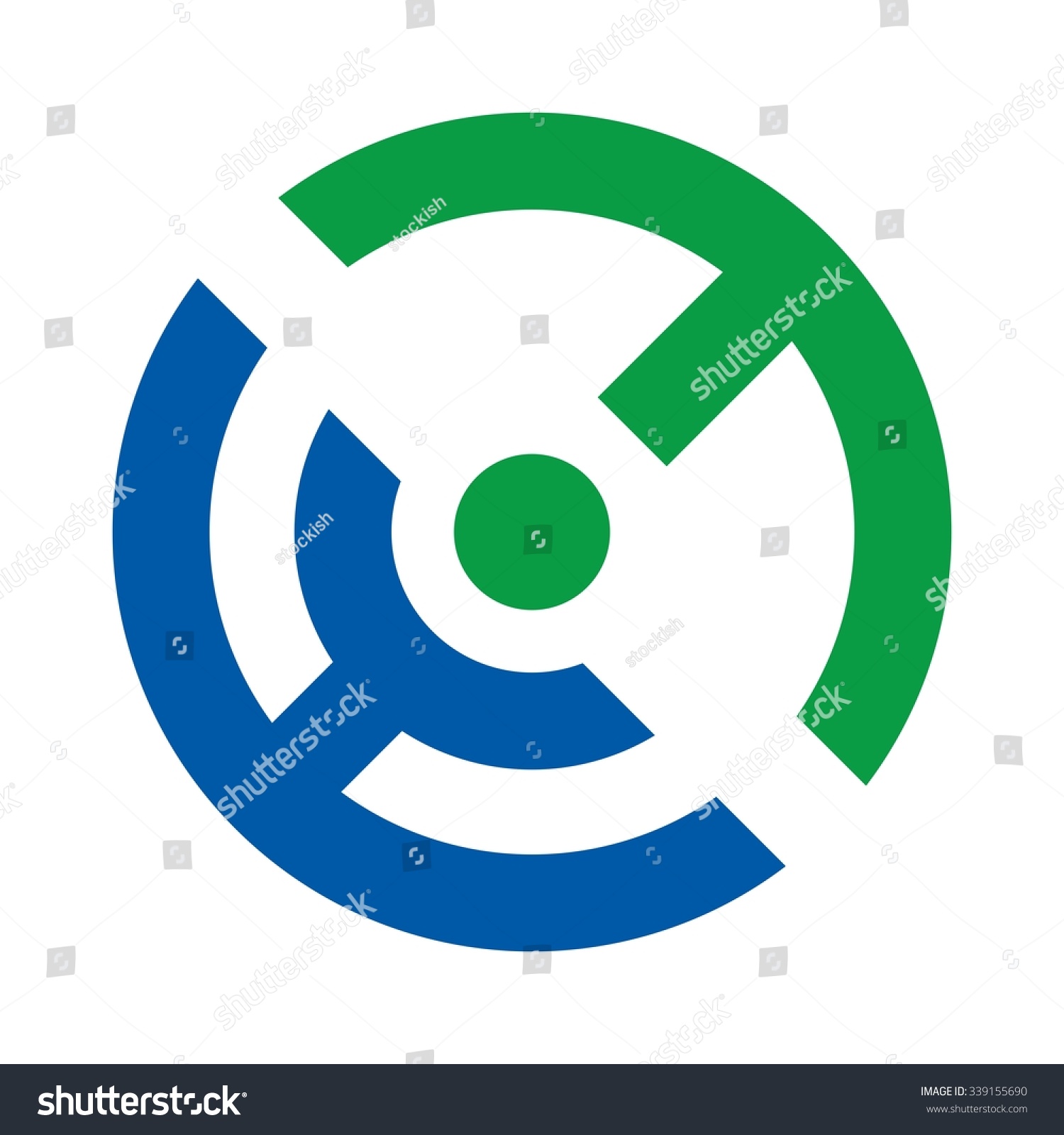 Circle Logo H M Logo Vector Stock Vector (Royalty Free) 339155690 ...