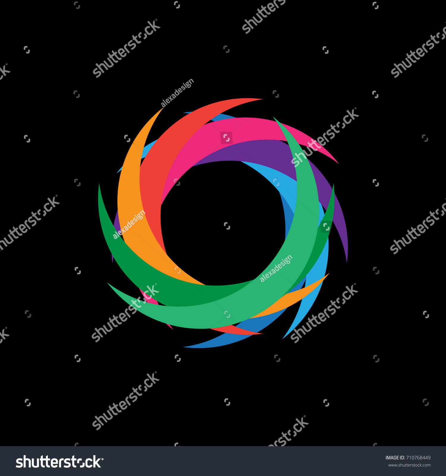 Circle Orbit Science Planet Logo Stock Vector (Royalty Free) 710768449 ...