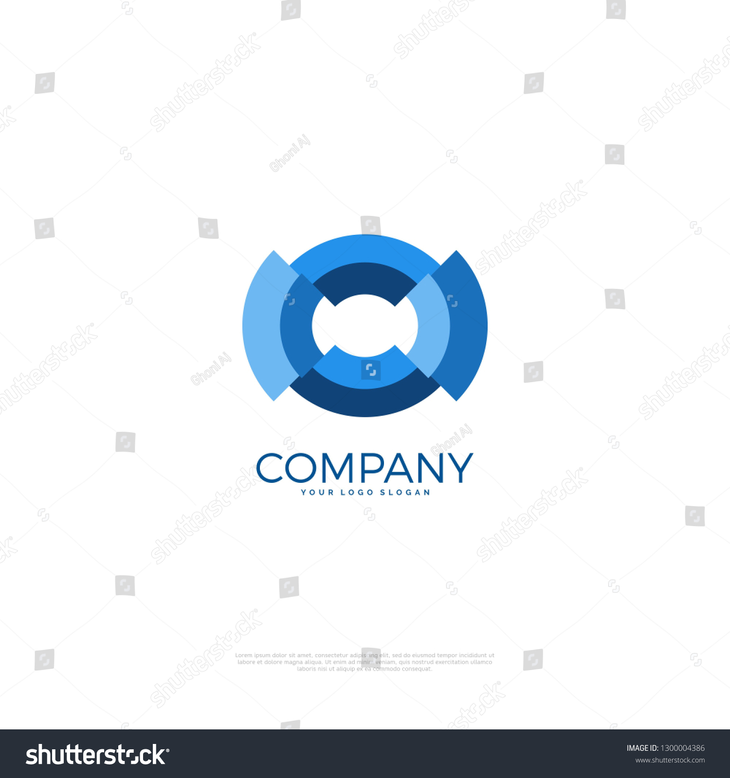 Circle Technology Logo Design Template Creative Stock Vector (Royalty ...