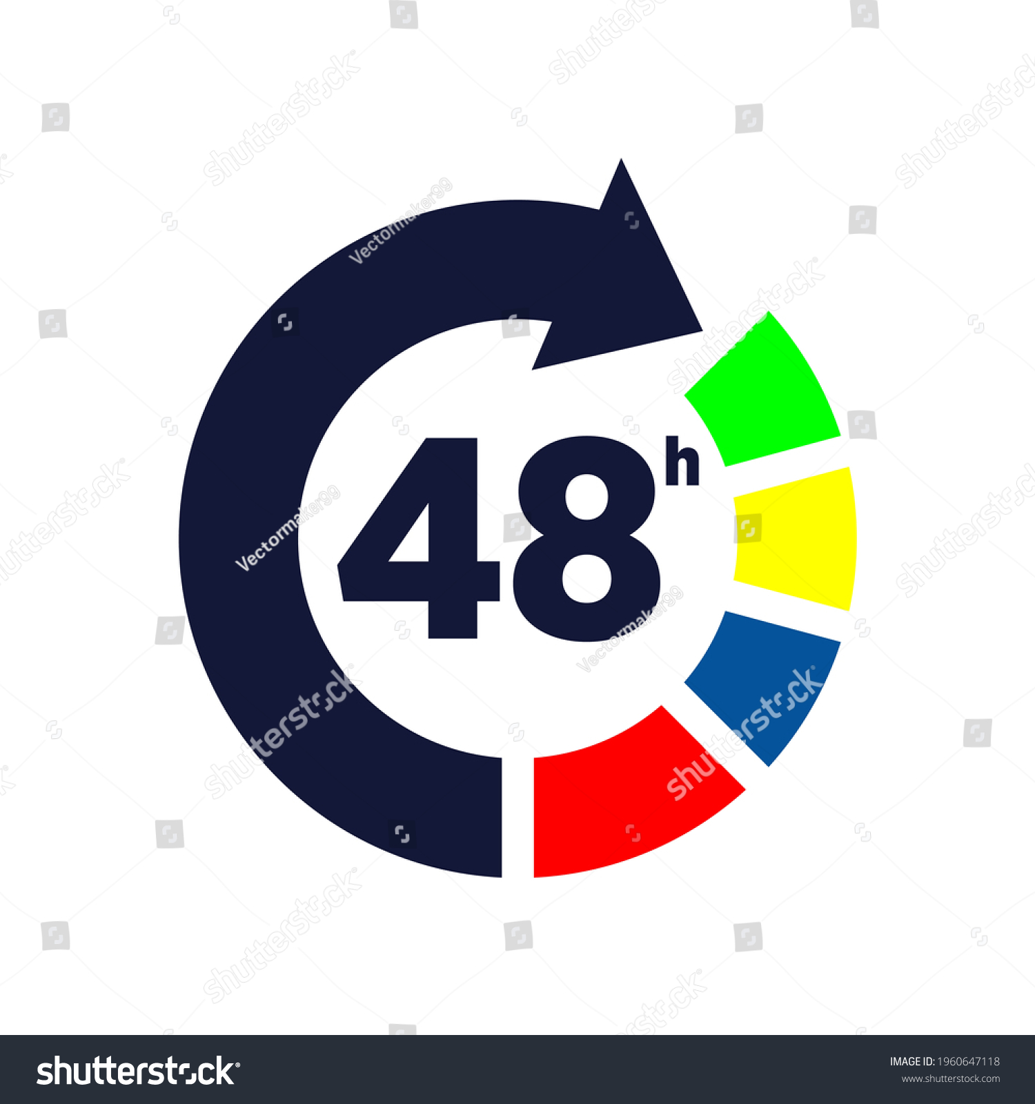 Circle Time Logo Vector Symbol Stock Vector (Royalty Free) 1960647118 ...