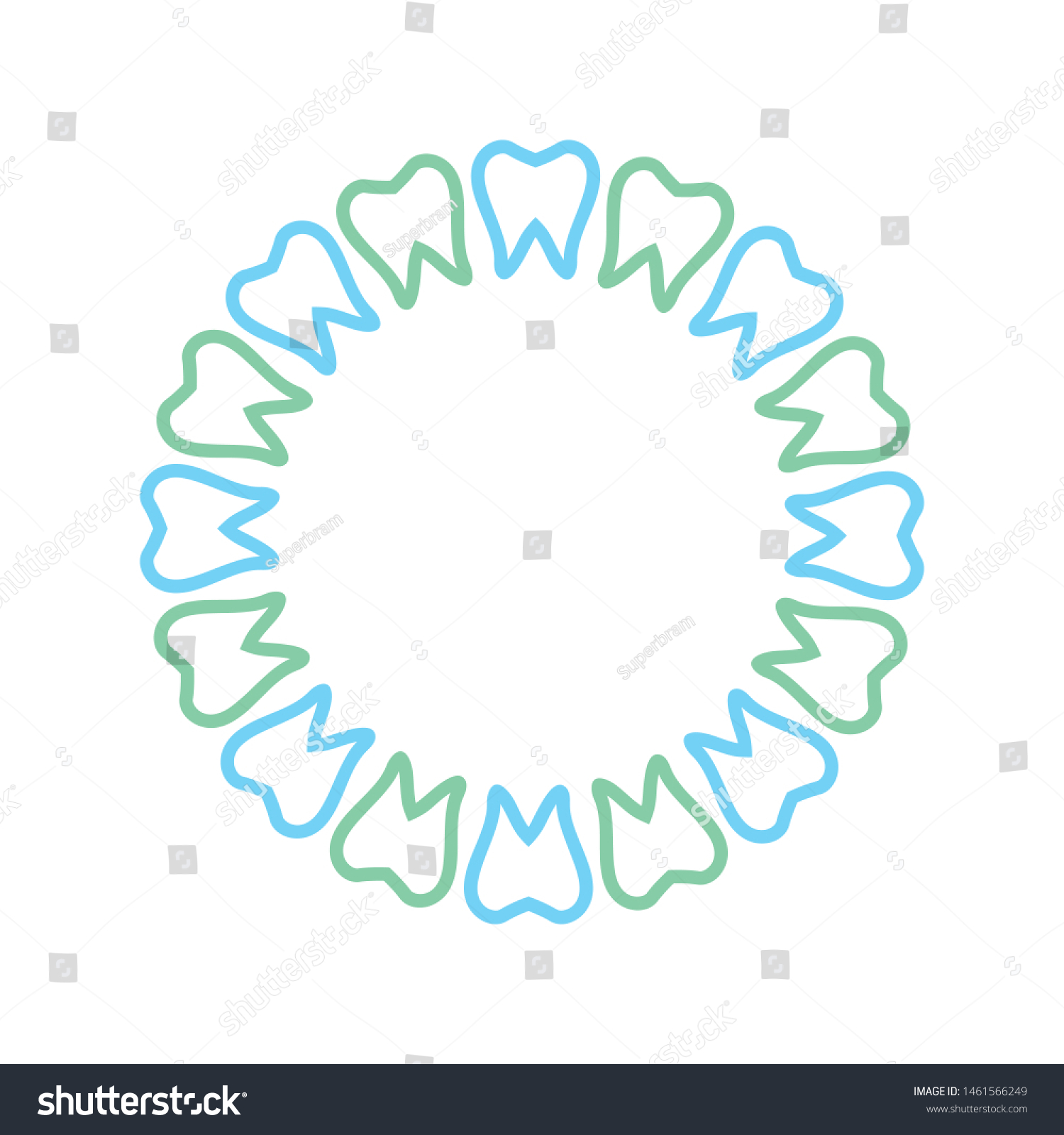 Circle teeth Images, Stock Photos & Vectors | Shutterstock
