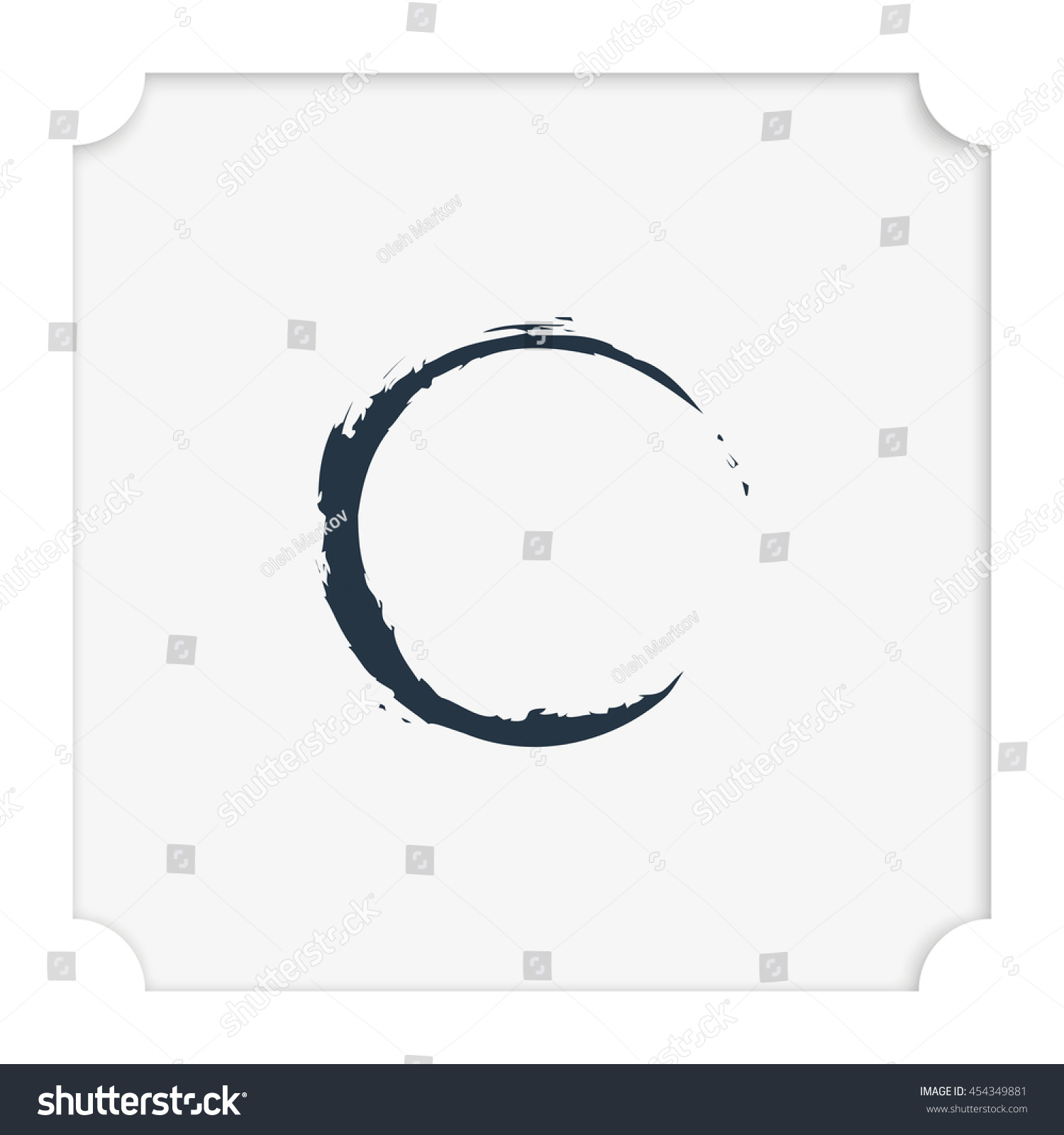 Circle Empty Space Icons Logos Texts Stock Vector (Royalty Free ...