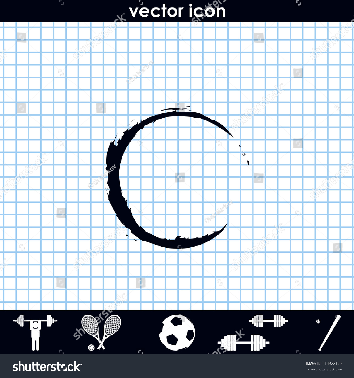 Circle Empty Space Icons Logos Texts Stock Vector (Royalty Free ...