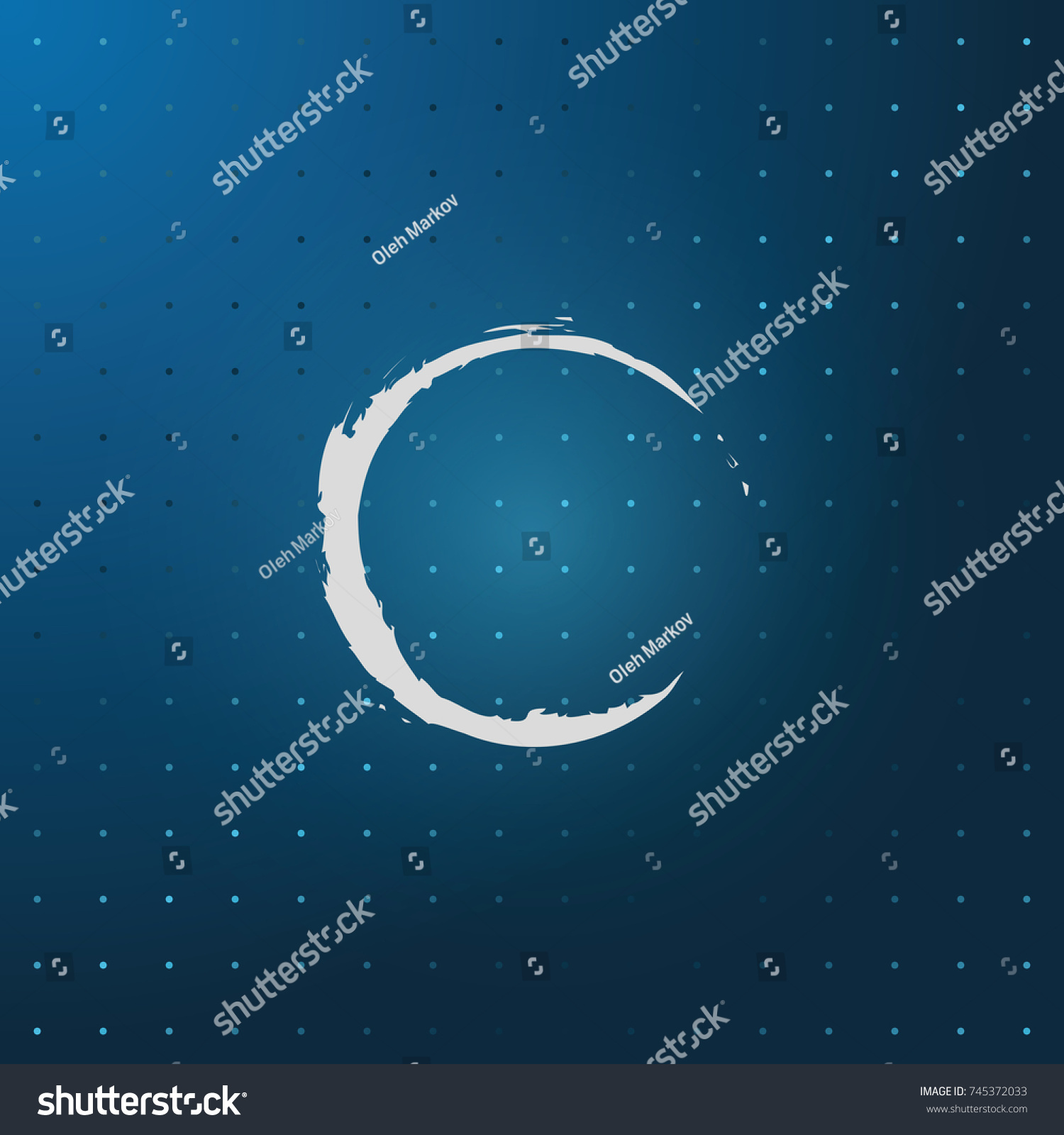 Circle Empty Space Icons Logos Texts Stock Vector (Royalty Free ...