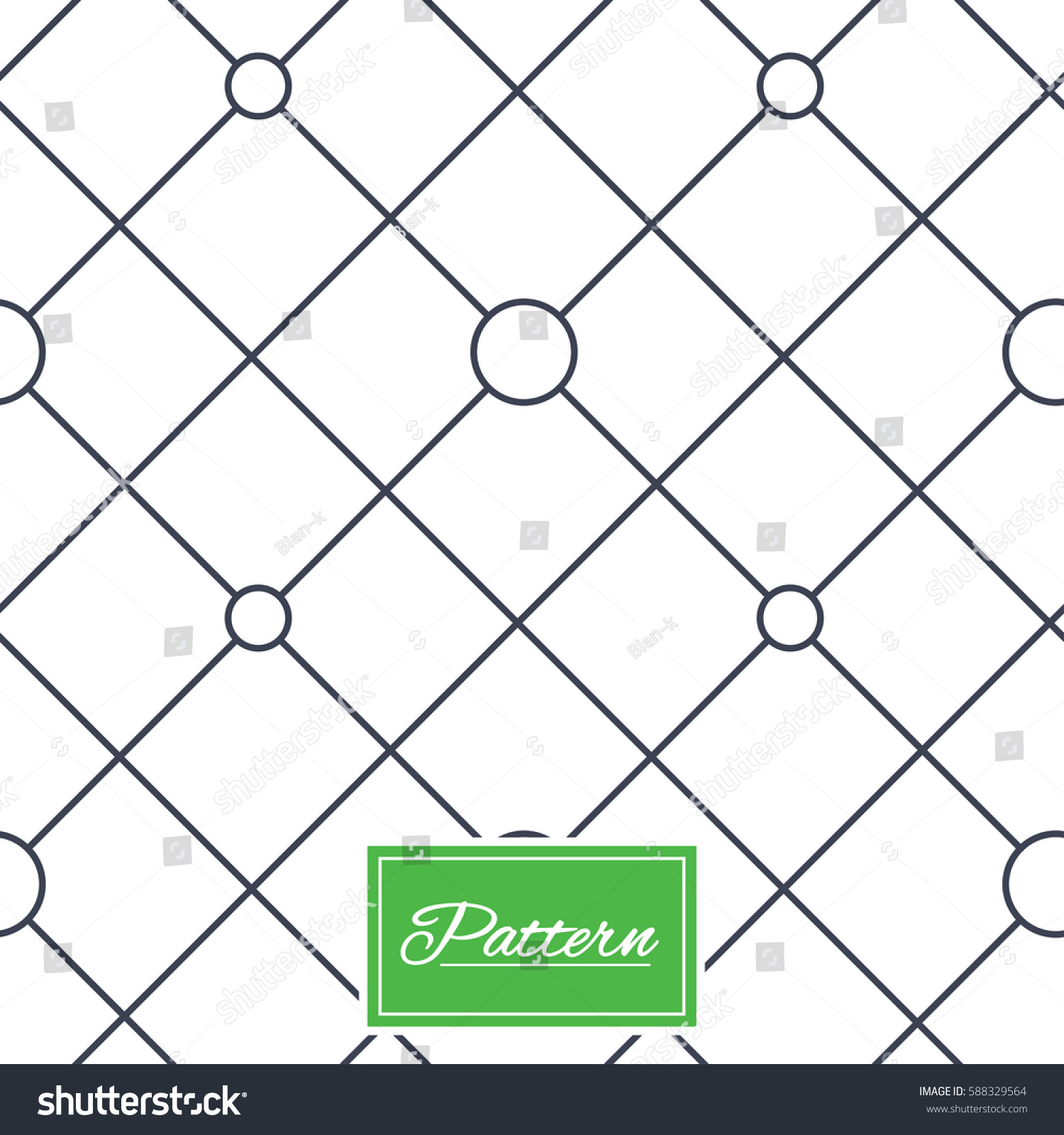 Circles Grid Texture Stripped Geometric Seamless Stock Vector (Royalty ...