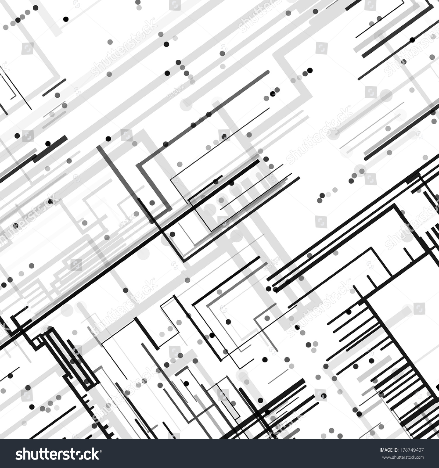 Circuit Board Background Technology Style Illustration: เวกเตอร์สต็อก ...