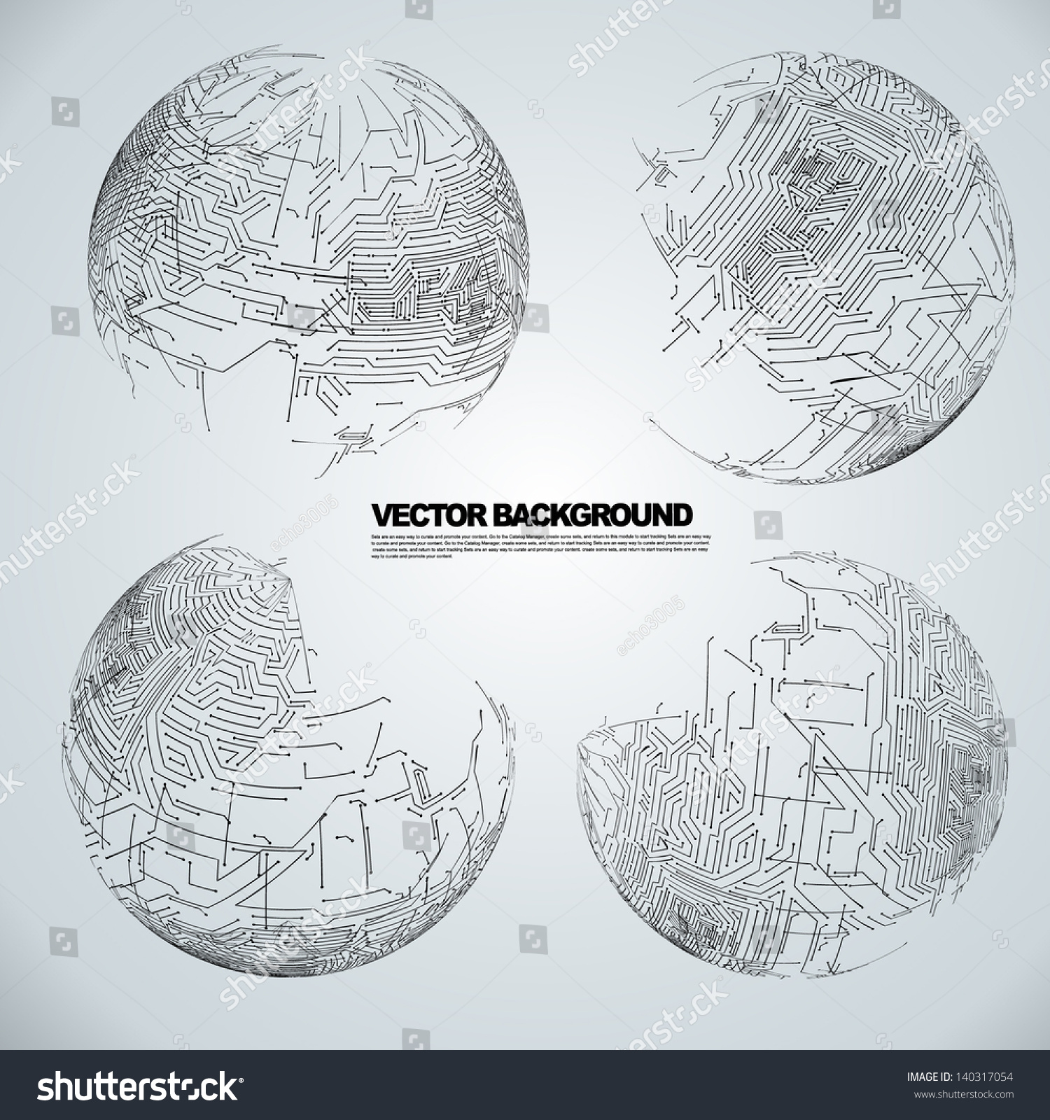 Circuit Board Background Texture Stock Vector (Royalty Free) 140317054