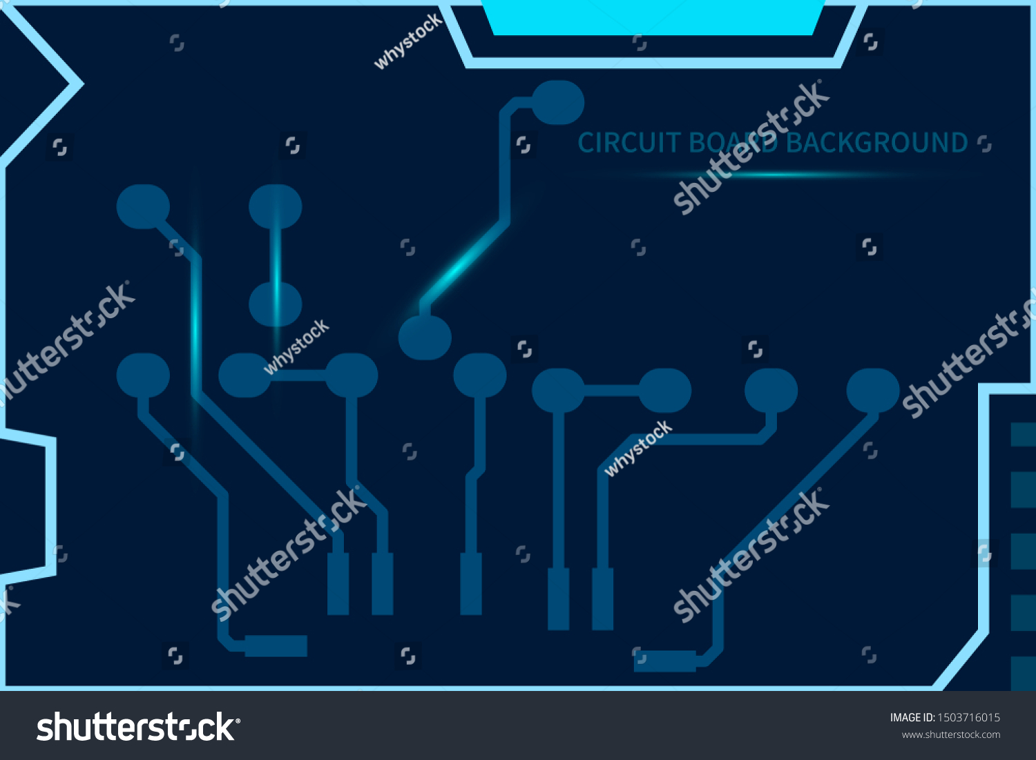 Circuit Board Design Background Vector Illustration Stock Vector ...