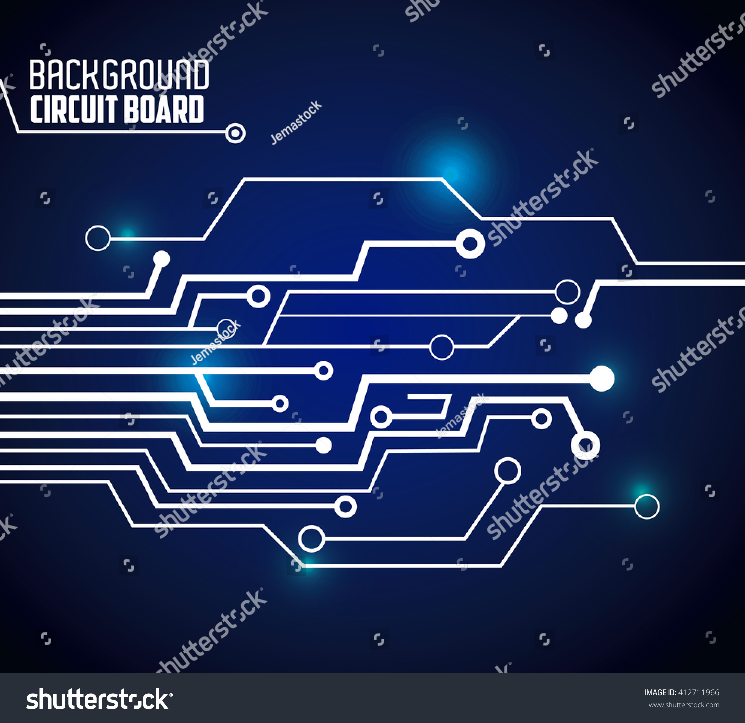 Circuit Board Design Technology Electronic Concept: เวกเตอร์สต็อก (ปลอด ...