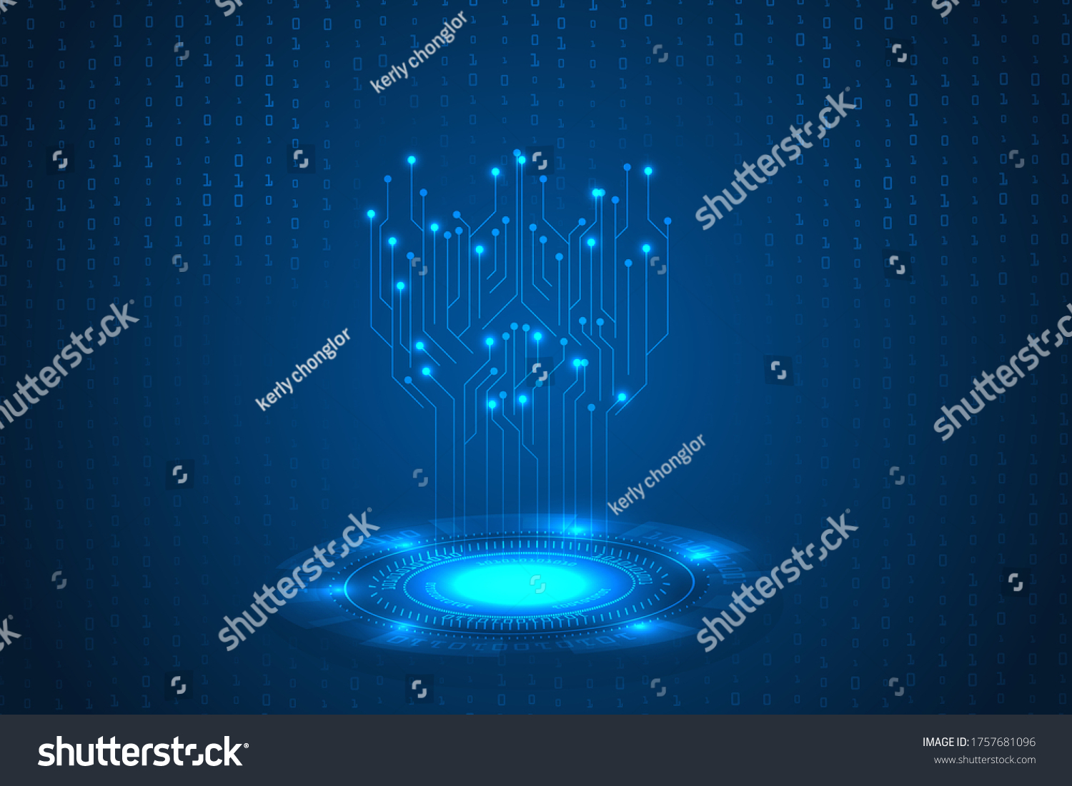 Circuit Board High Tech Digital Lines Stock Vector (Royalty Free ...
