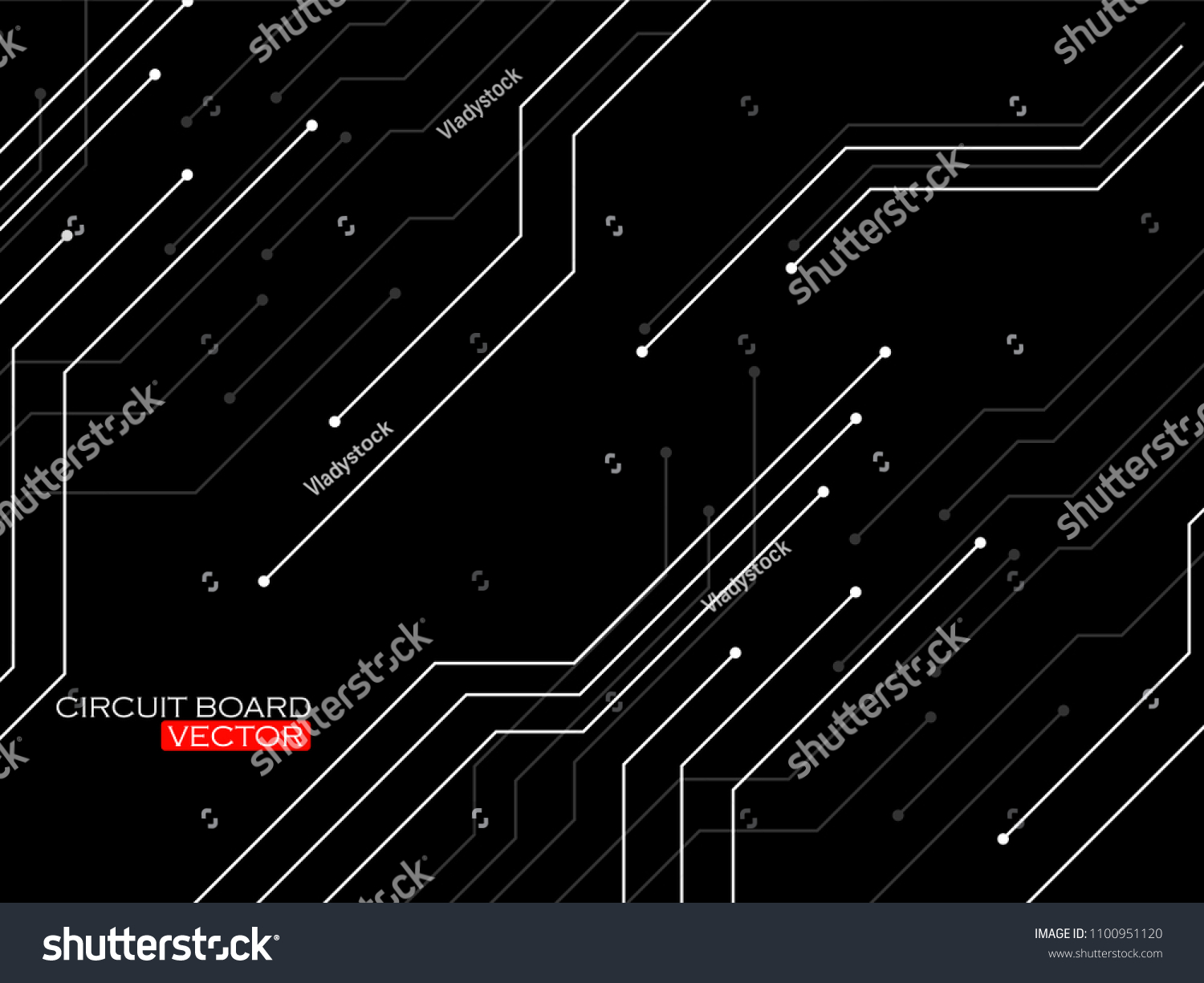 Circuit Board Technology Background Vector Illustration Stock Vector ...