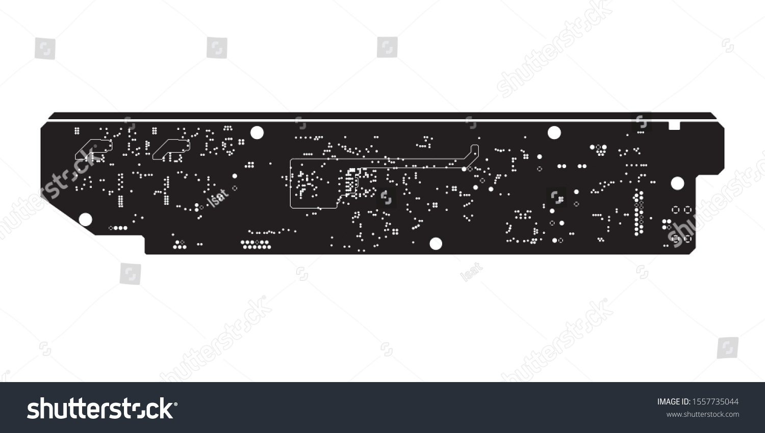 Circuit Board Technology Information Pattern Concept Stock Vector ...