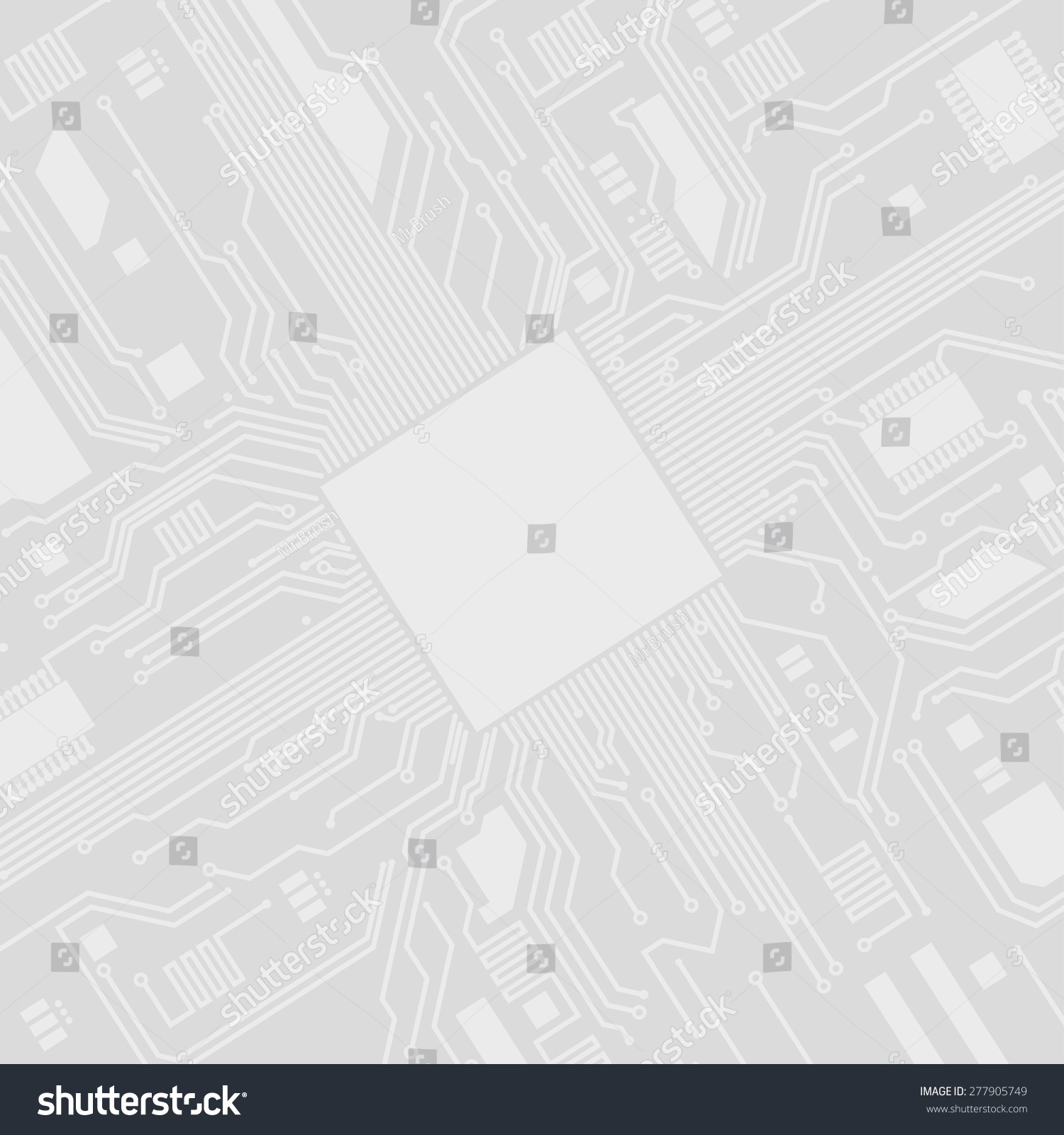 Circuit Board Vector Background Stock Vector (Royalty Free) 277905749 ...