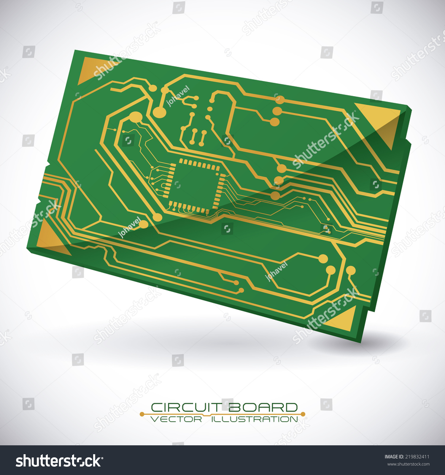 Circuit Graphic Design Vector Illustration Stock Vector (Royalty Free ...