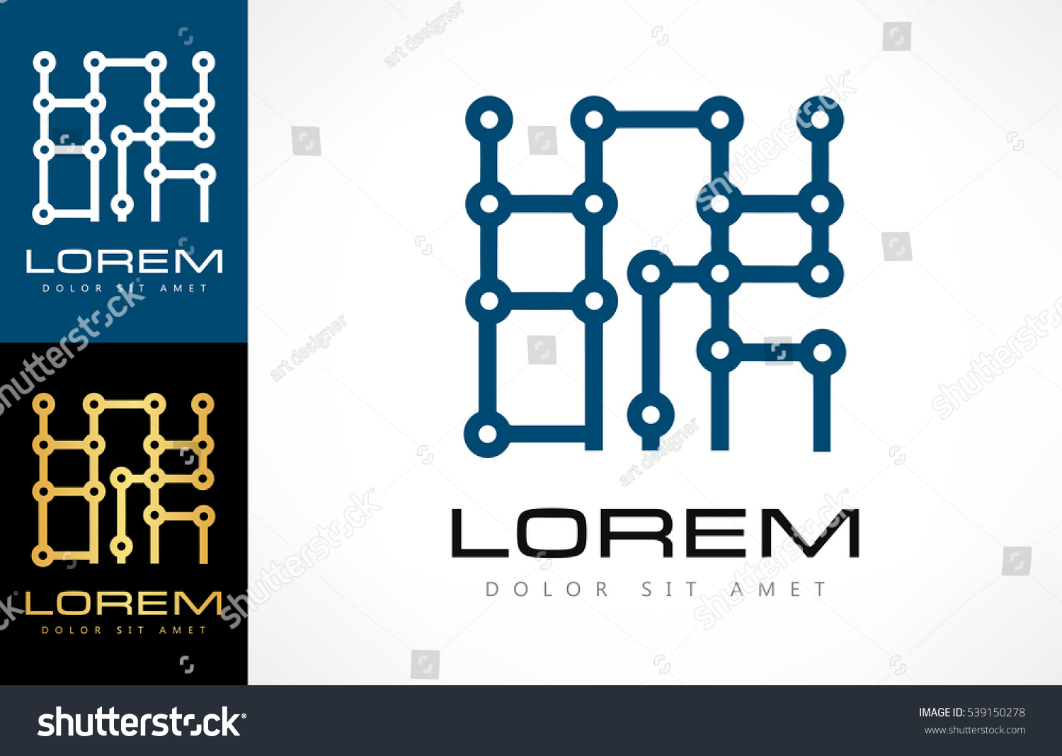 Circuit Logo Stock Vector (Royalty Free) 539150278 | Shutterstock
