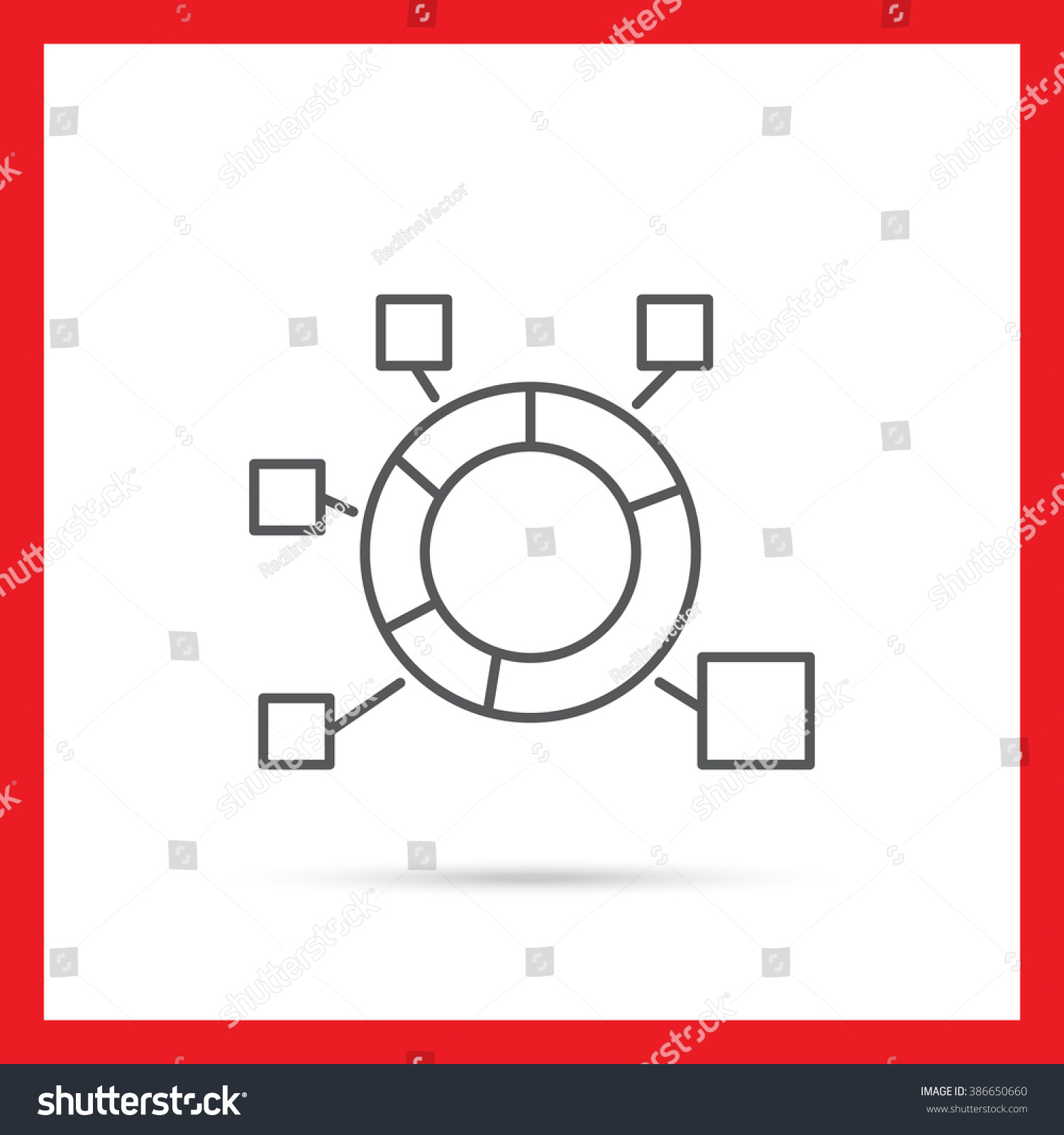 Circular Diagram Stock Vector (Royalty Free) 386650660 | Shutterstock