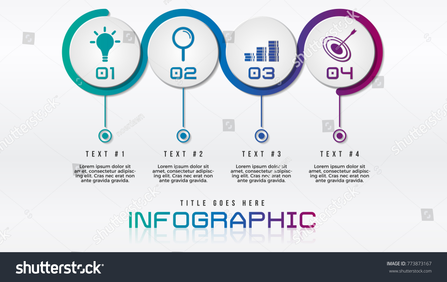 Circular Infographic Design Template Stock Vector (Royalty Free ...