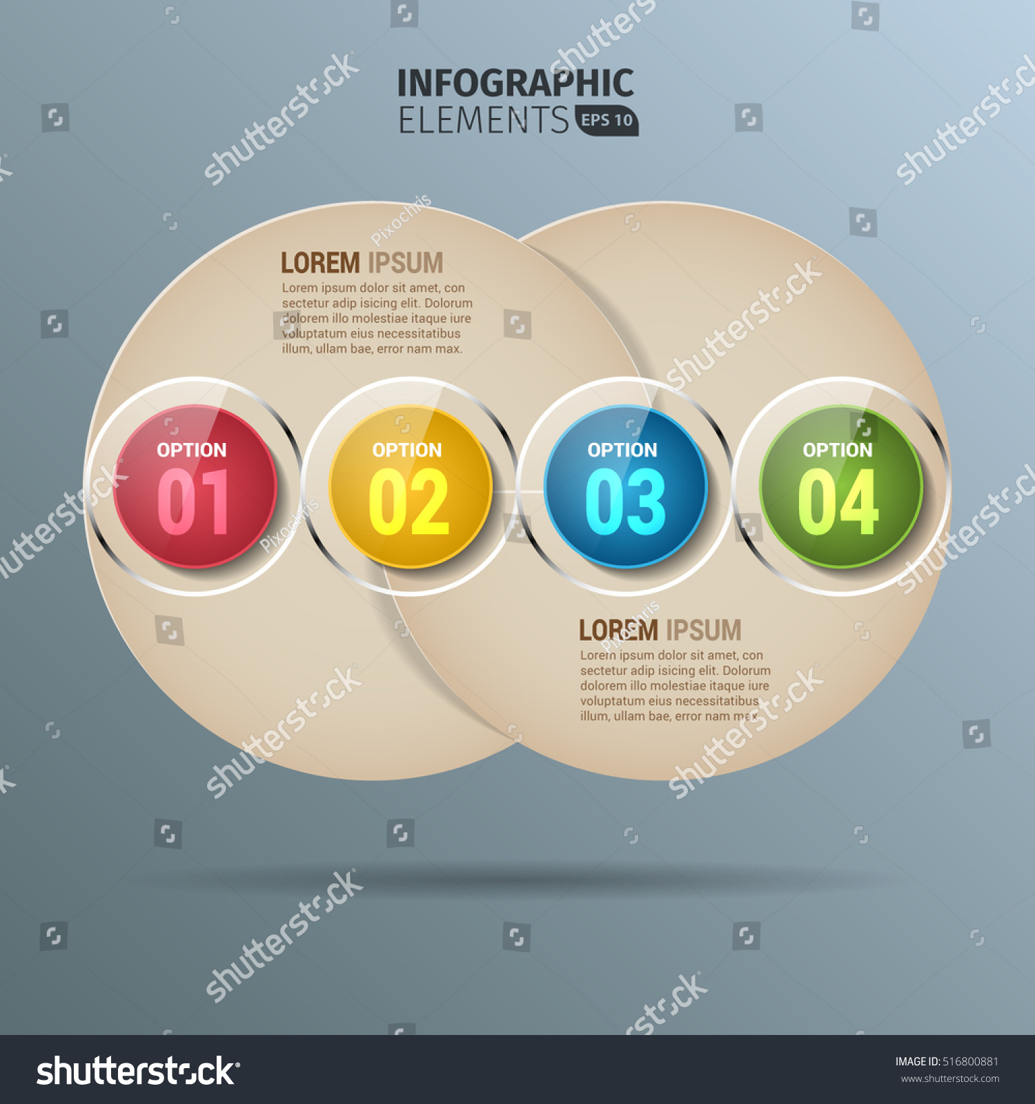 Circular Infographics Stock Vector (Royalty Free) 516800881 | Shutterstock