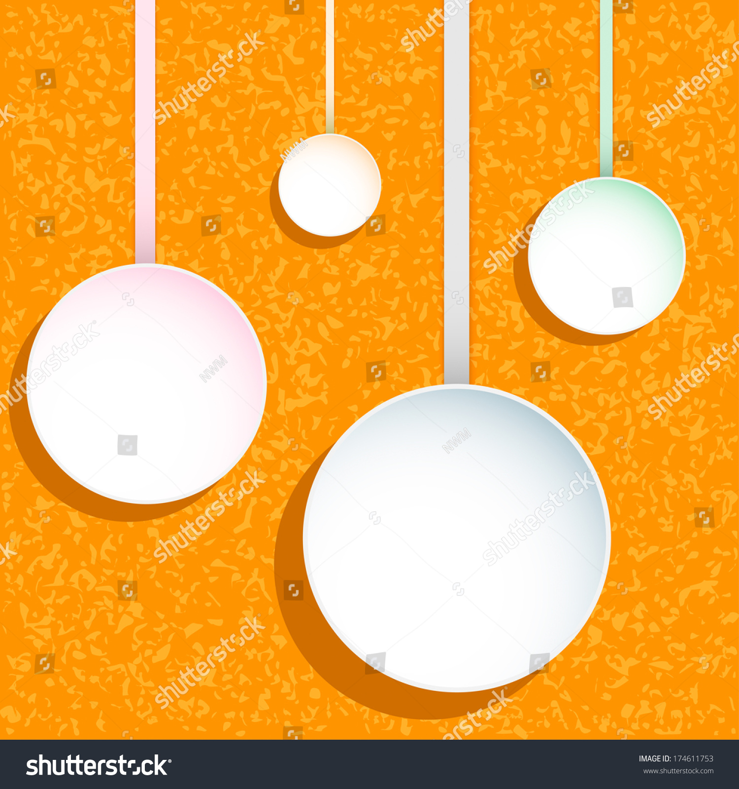 Circular Labels Diagram Layout Vector Illustration Stock Vector ...