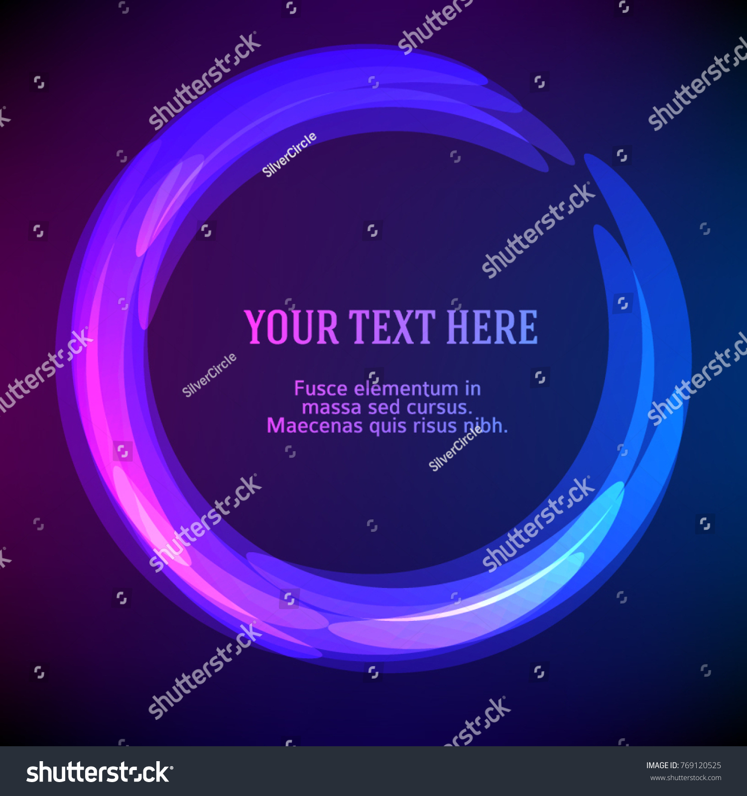 Circular Logo Element Vector Illustration Eps10 Stock Vector (Royalty ...