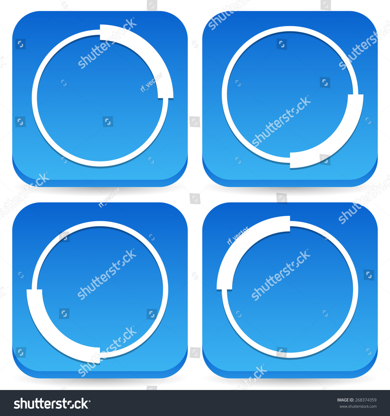 Circular Preloader Buffer Shapes Symbols 4 Stock Vector (Royalty Free ... Circular Preloader Buffer Shapes Symbols 4 Stock Vector (Royalty Free ...