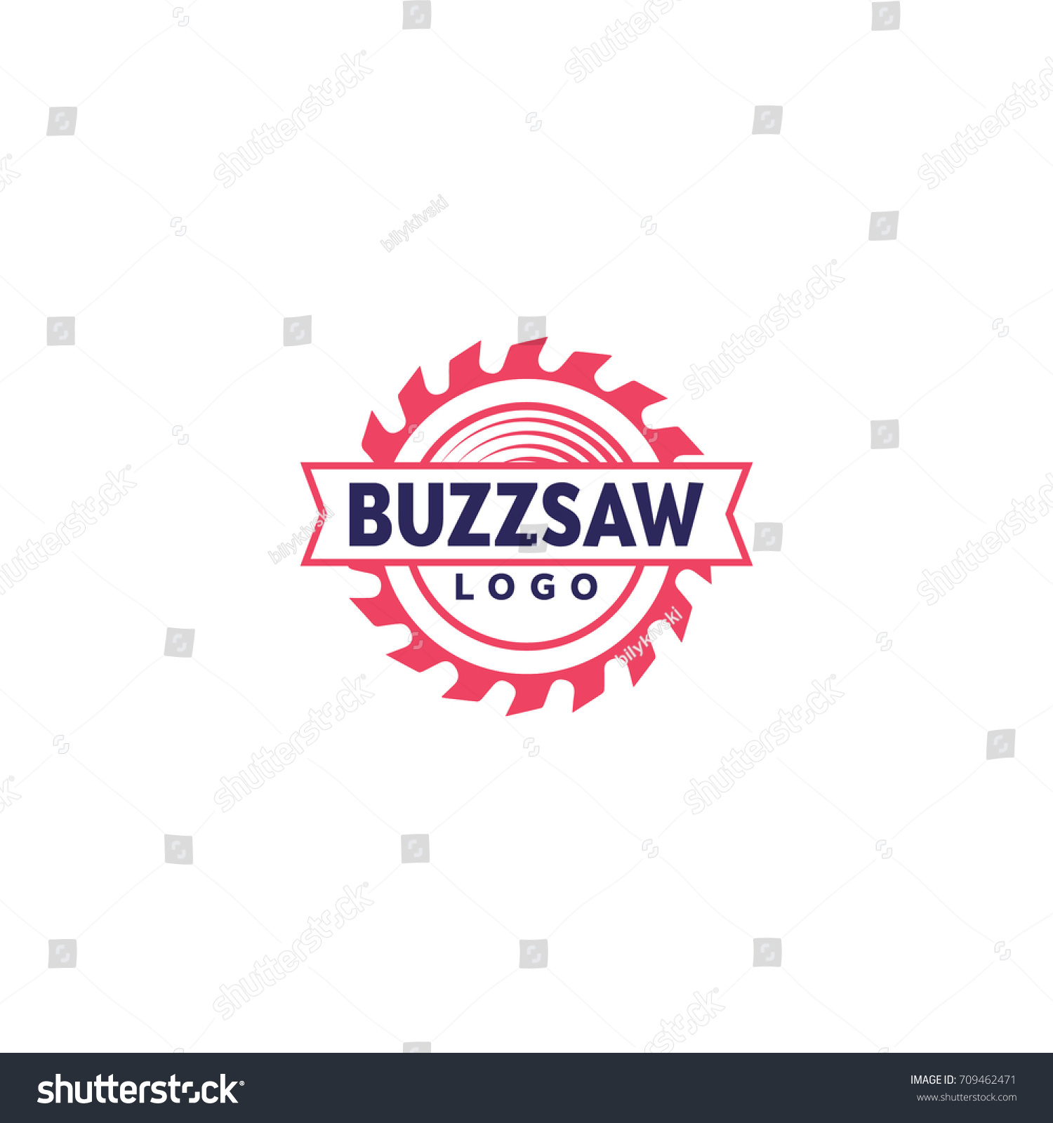 Circular Saw Logo Design Modern Circle Stock Vector (Royalty Free ...