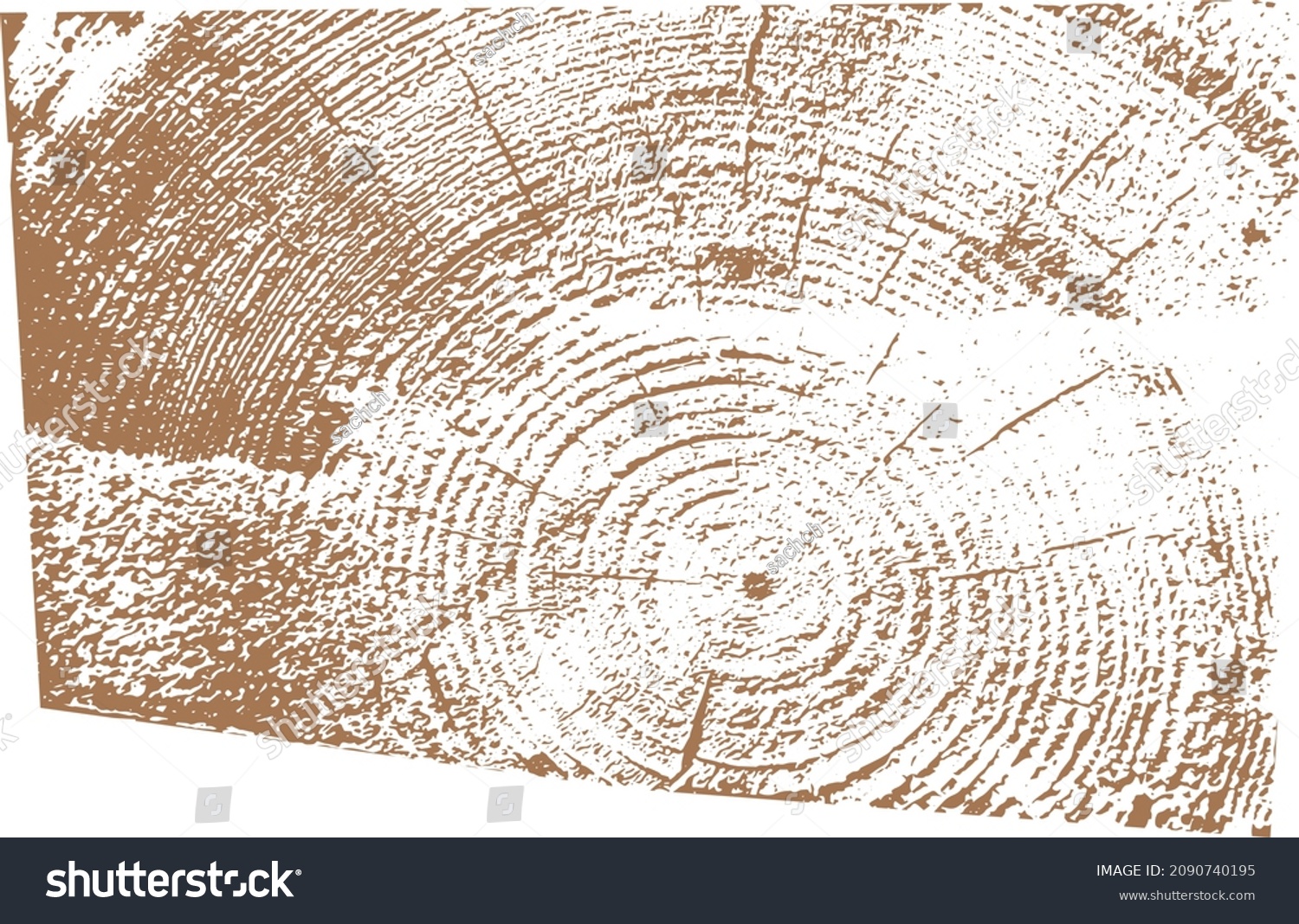 Circular Wood Grain Texture Vector Illustration Stock Vector (Royalty ...