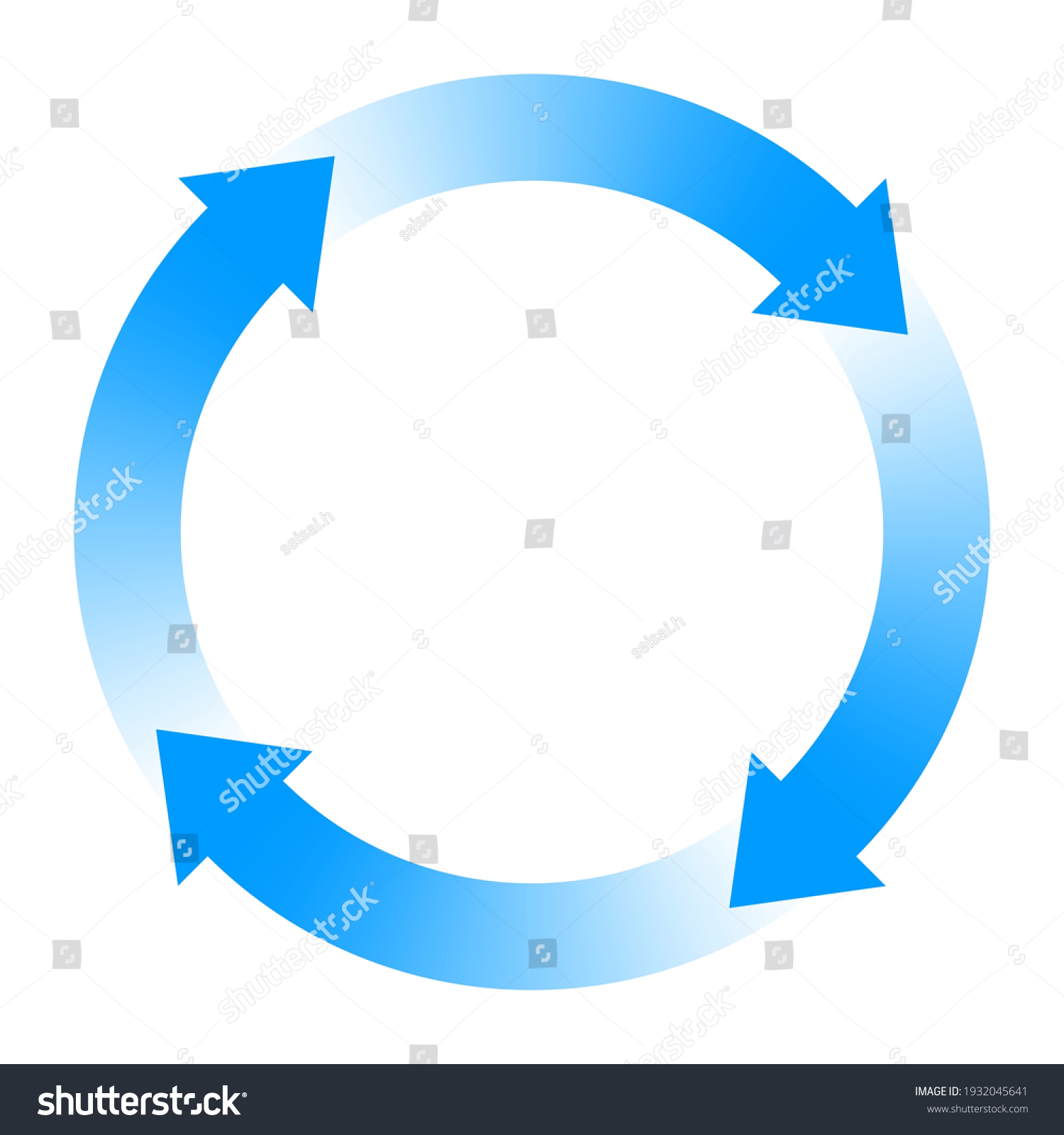 Circulation Image Rotation Arrow Symbol Design Stock Vector (Royalty ...