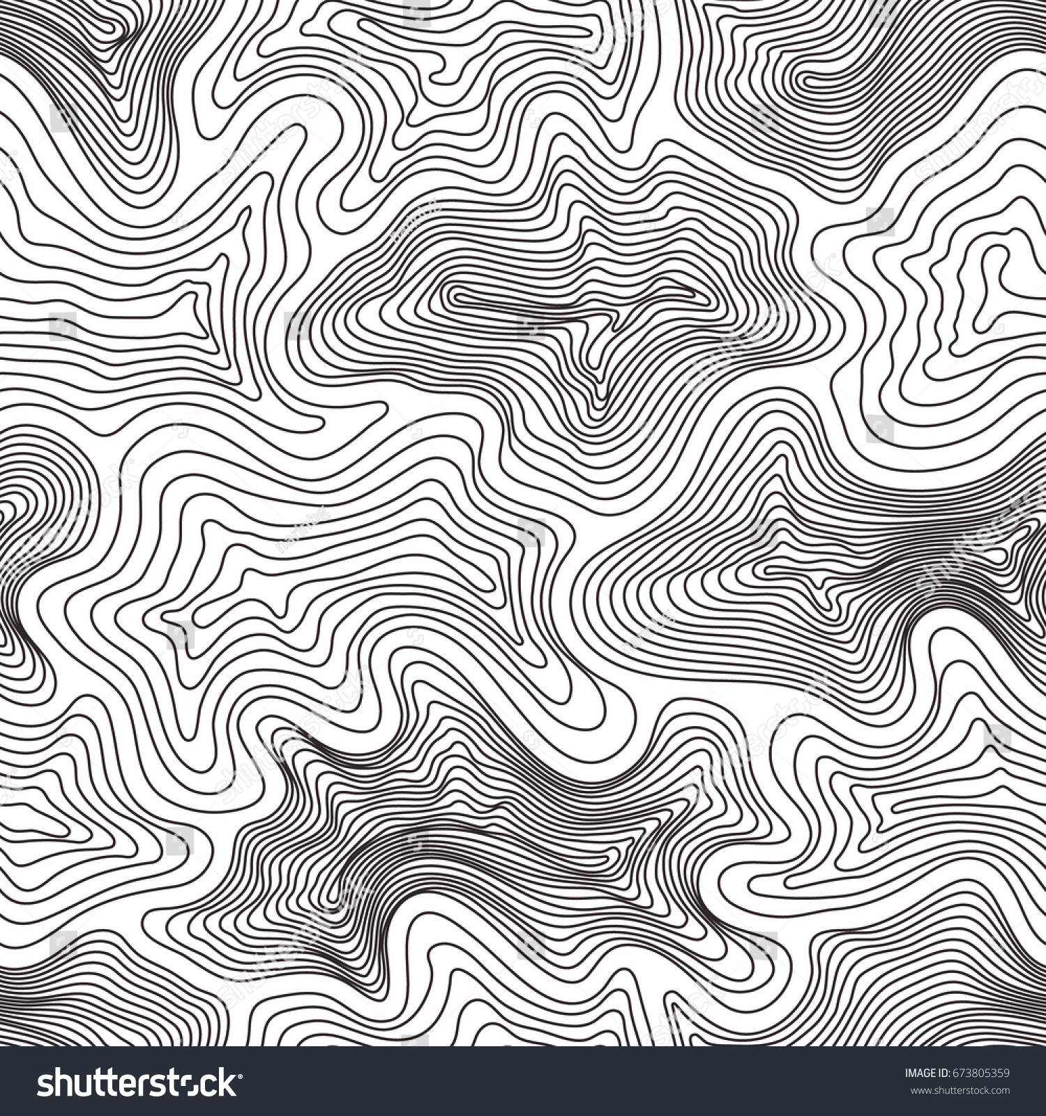 Circumference Crumpled Align Seamless Background Stock Vector (Royalty ...