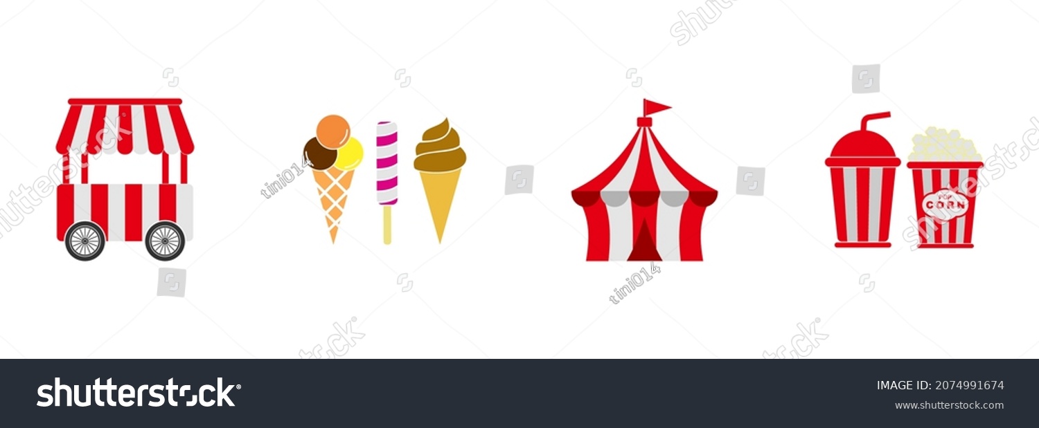 Circus Icon Set Circus Vector Set Stock Vector (Royalty Free ...