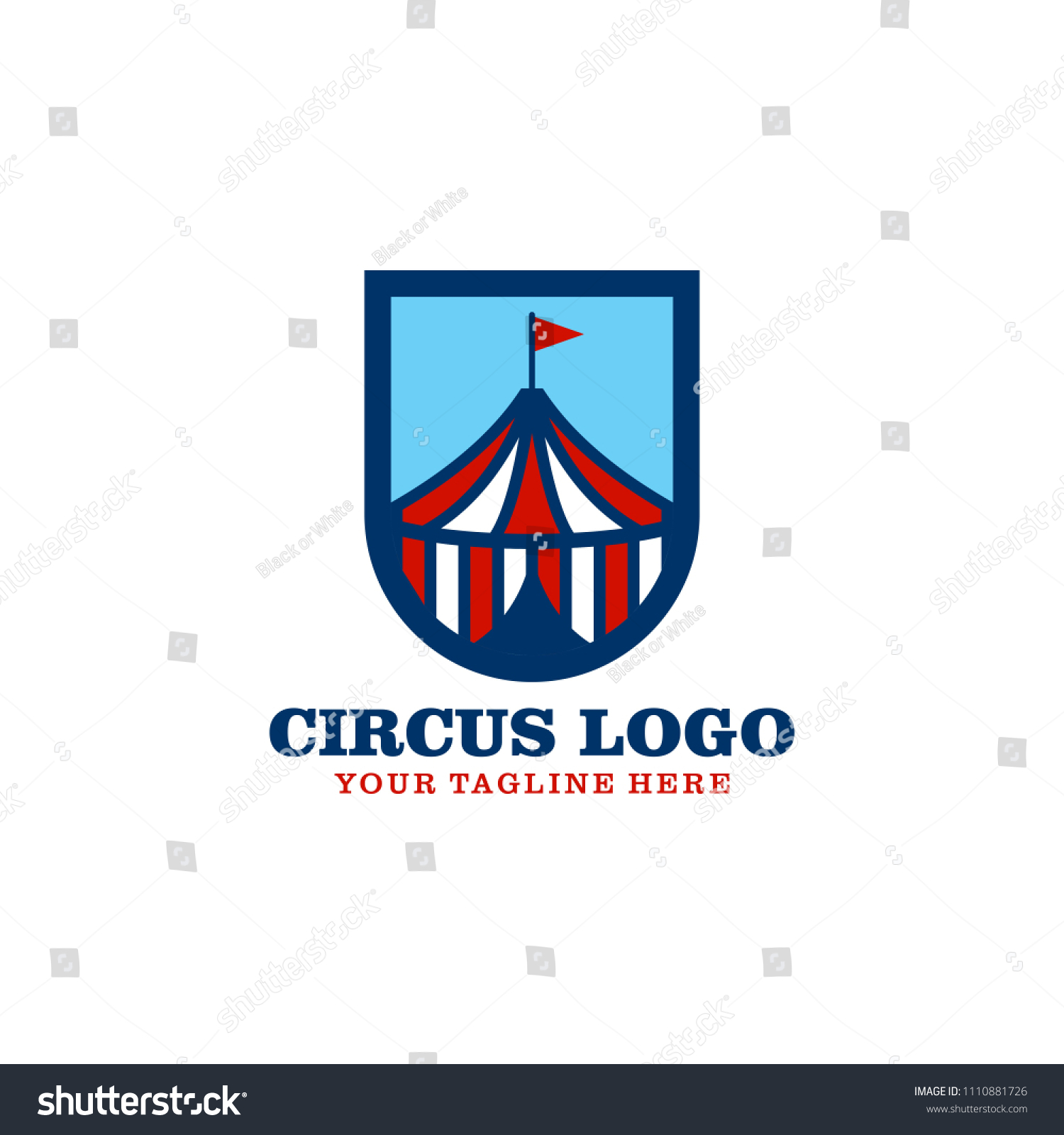 Circus Logo Design Stock Vector (Royalty Free) 1110881726 | Shutterstock