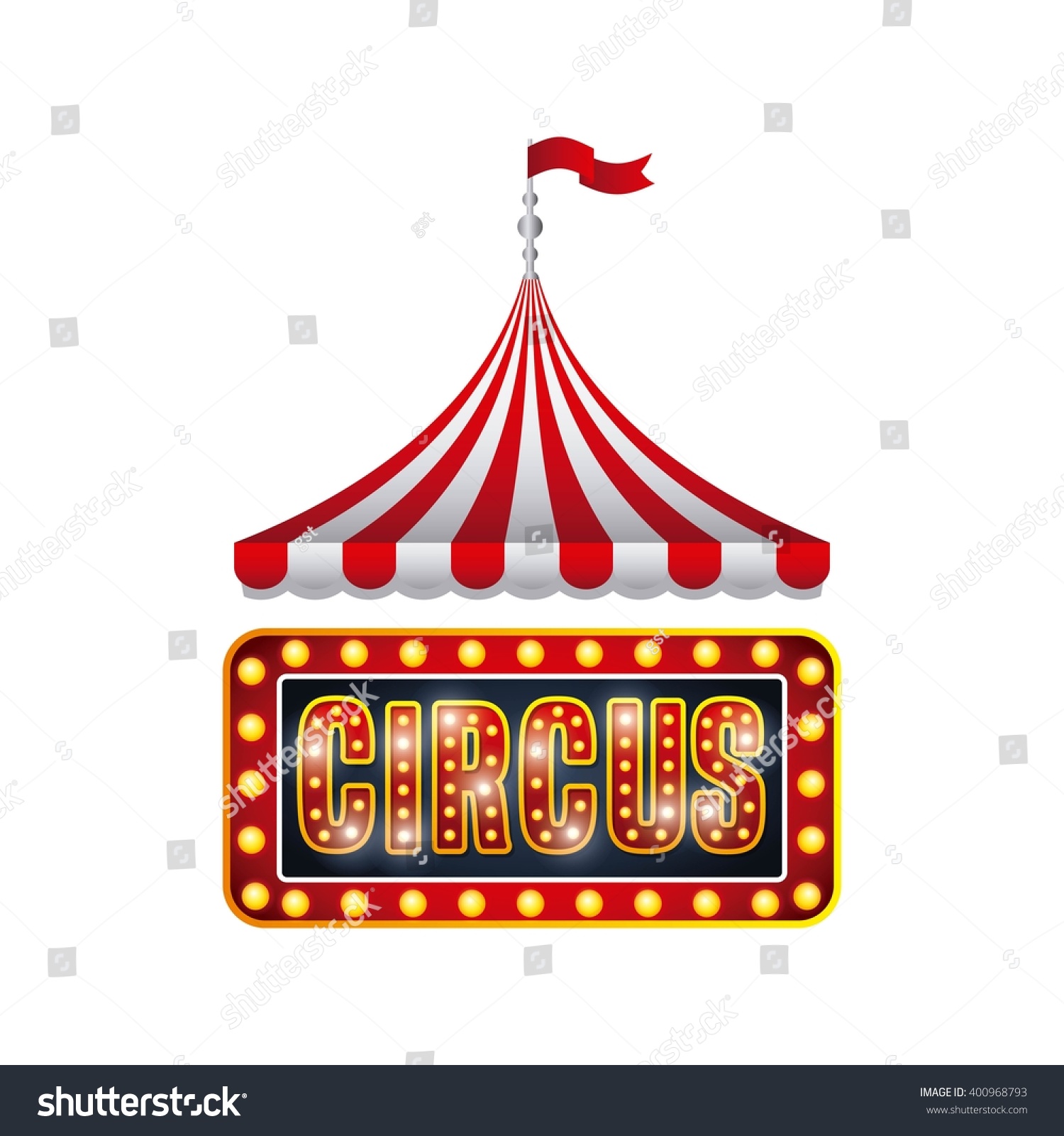 Circus Show Design Stock Vector (Royalty Free) 400968793