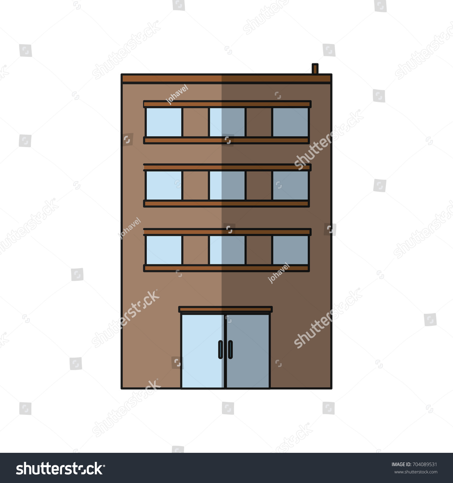 City Building Icon Stock Vector (Royalty Free) 704089531 | Shutterstock