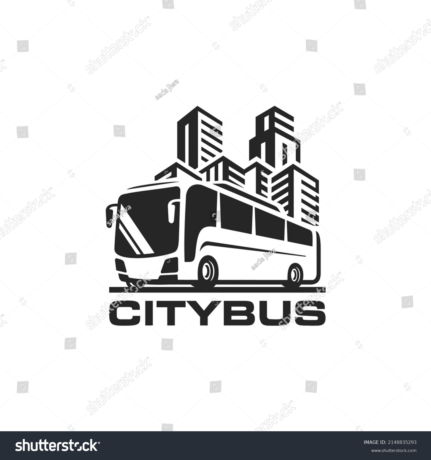 City Bus Logo Design Vector Stock Vector (Royalty Free) 2148835293 ...