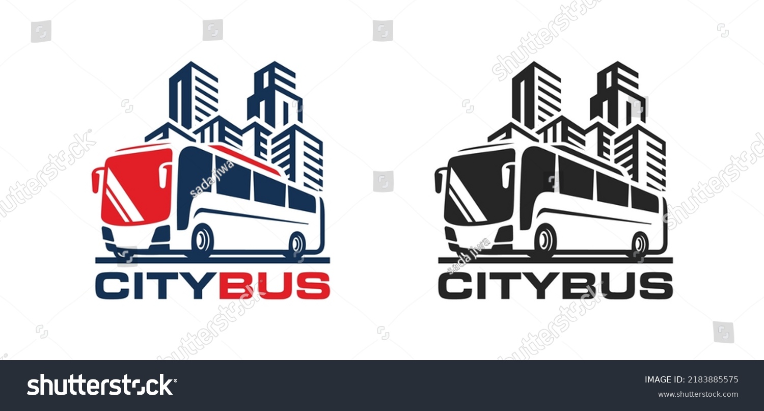 City Bus Logo Design Vector Stock Vector (Royalty Free) 2183885575 ...
