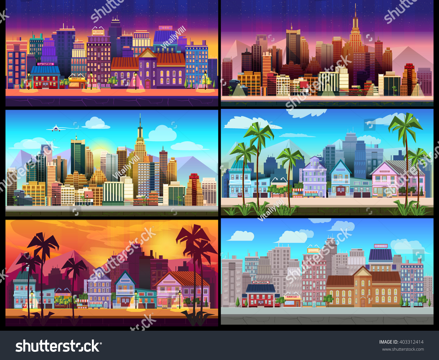 1,129 2d game city 이미지, 스톡 사진 및 벡터 | Shutterstock