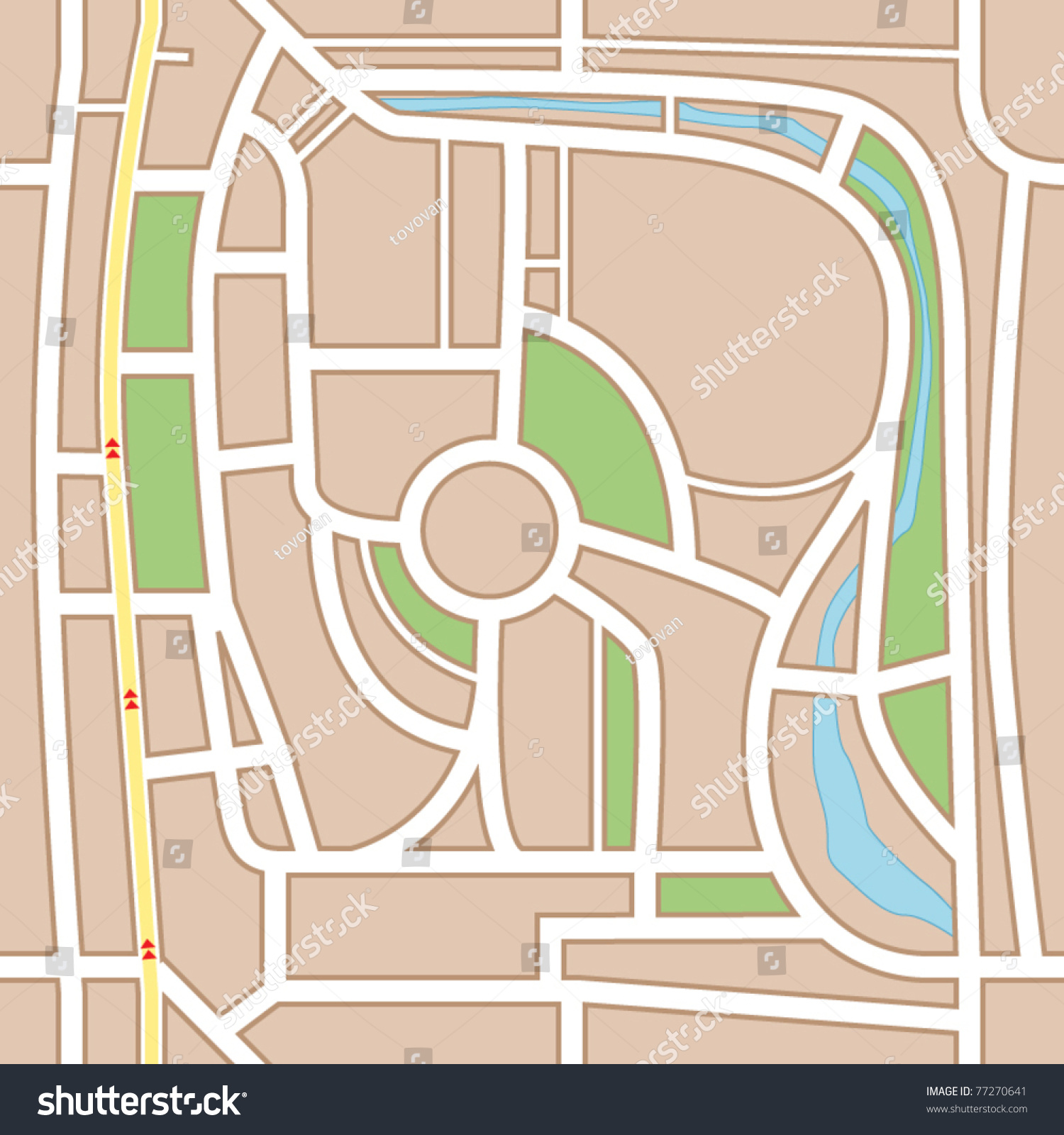 City Map Abstract Seamless Background Stock Vector (Royalty Free ... City Map Abstract Seamless Background Stock Vector (Royalty Free ...