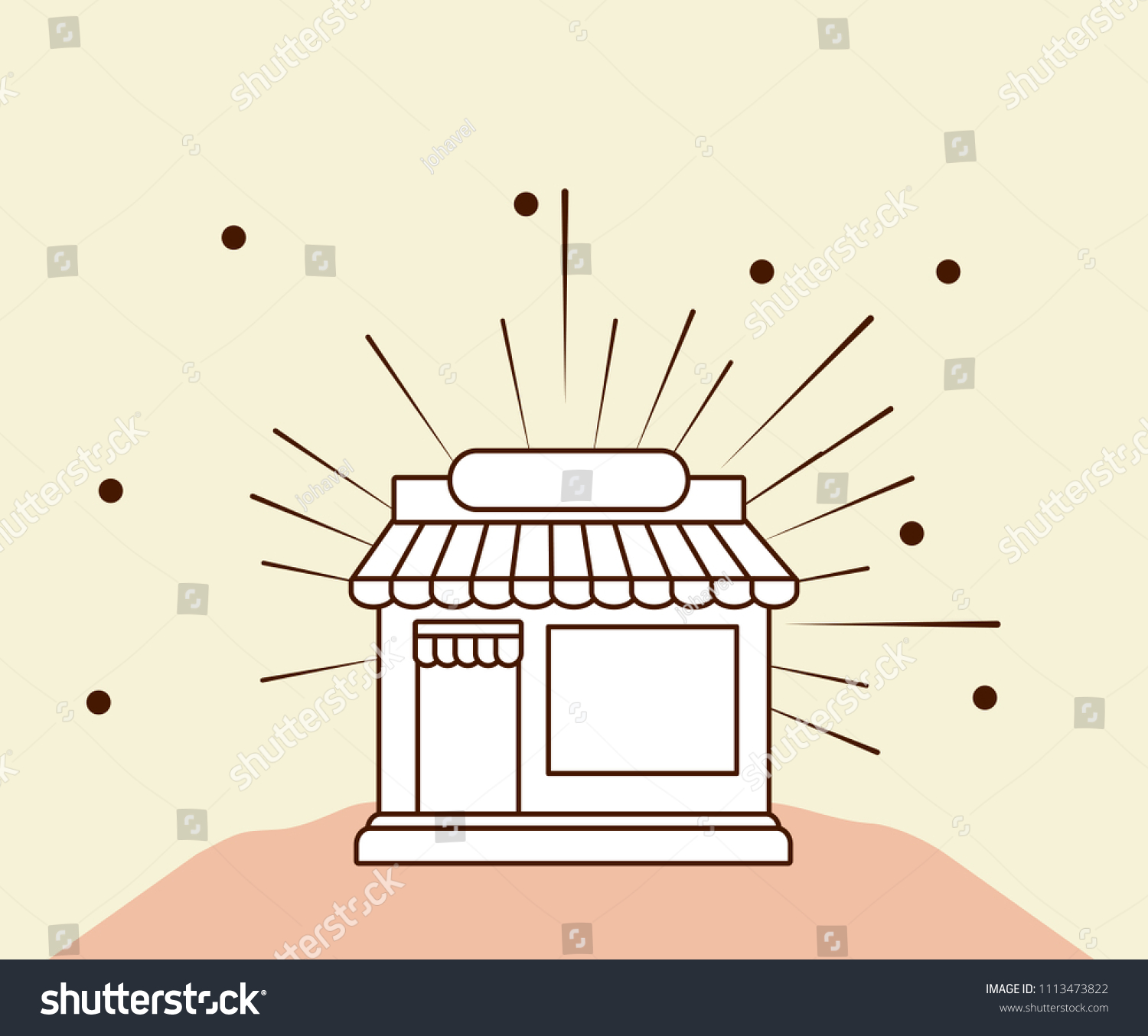 City Store Design Stock Vector (Royalty Free) 1113473822 | Shutterstock