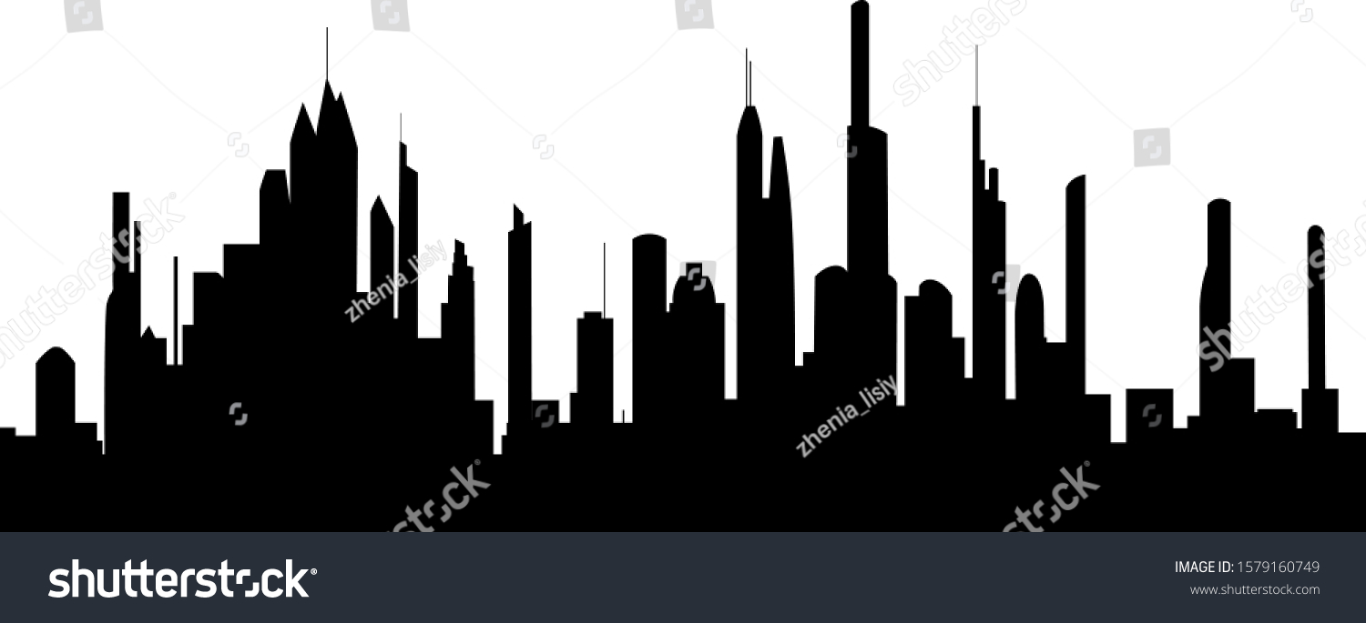 City Town Vector Building Tower: เวกเตอร์สต็อก (ปลอดค่าลิขสิทธิ์ ...