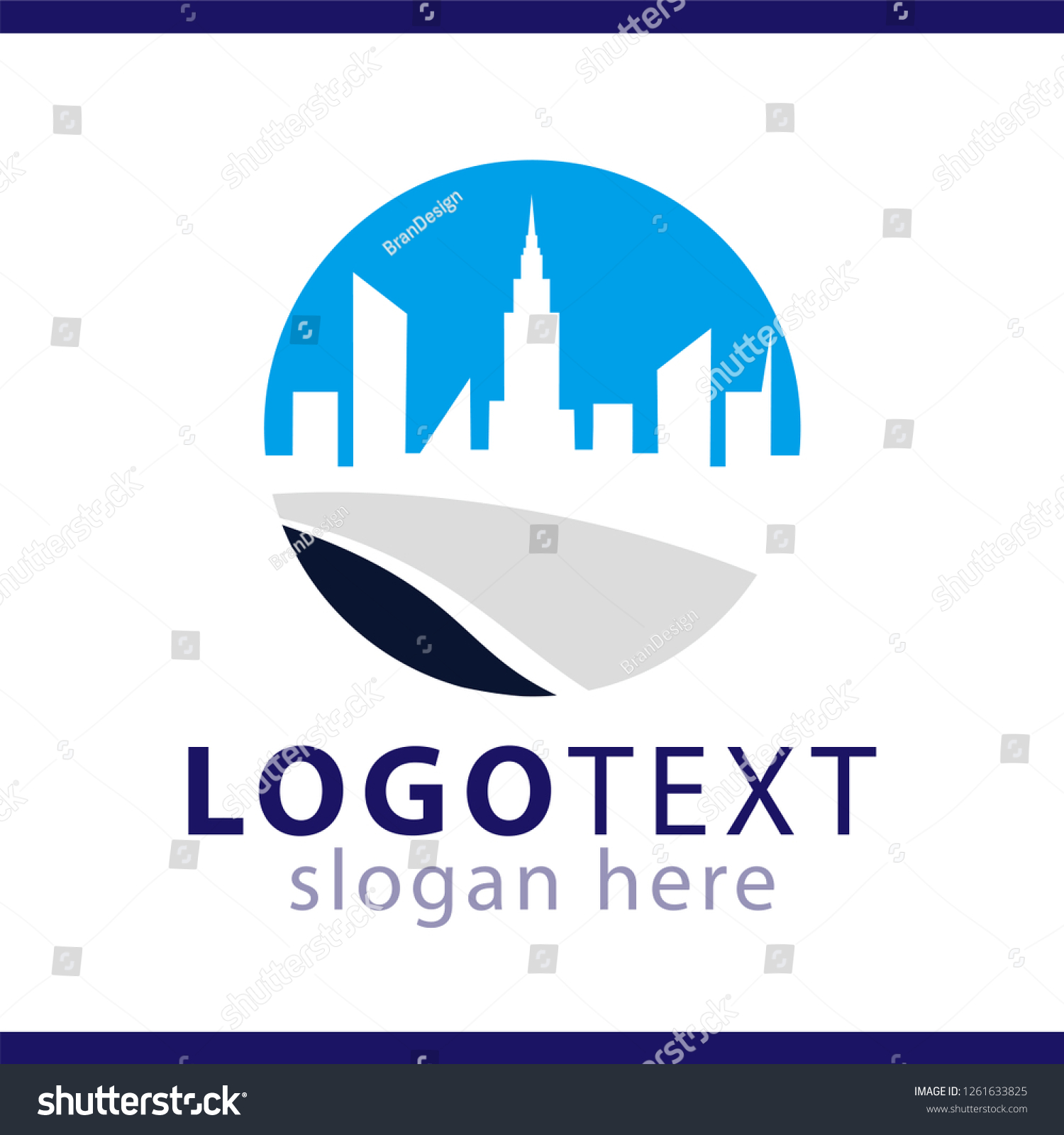 City View Logo Vector Template Stock Vector (Royalty Free) 1261633825