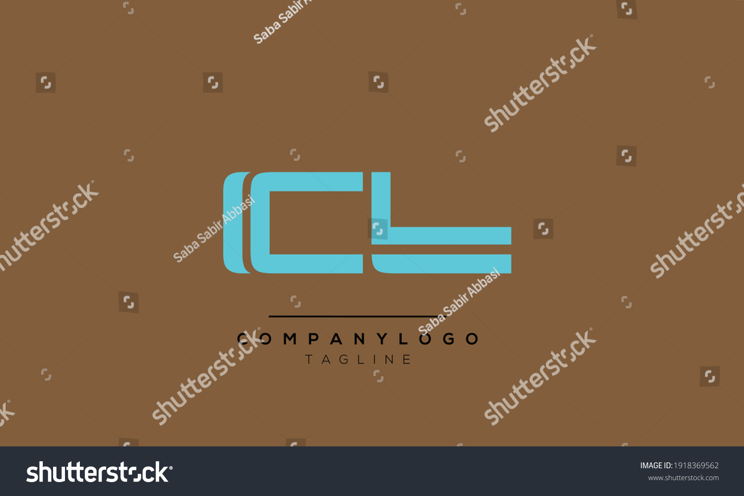 Cl Letter Logo Design Template Vector Stock Vector (Royalty Free ...