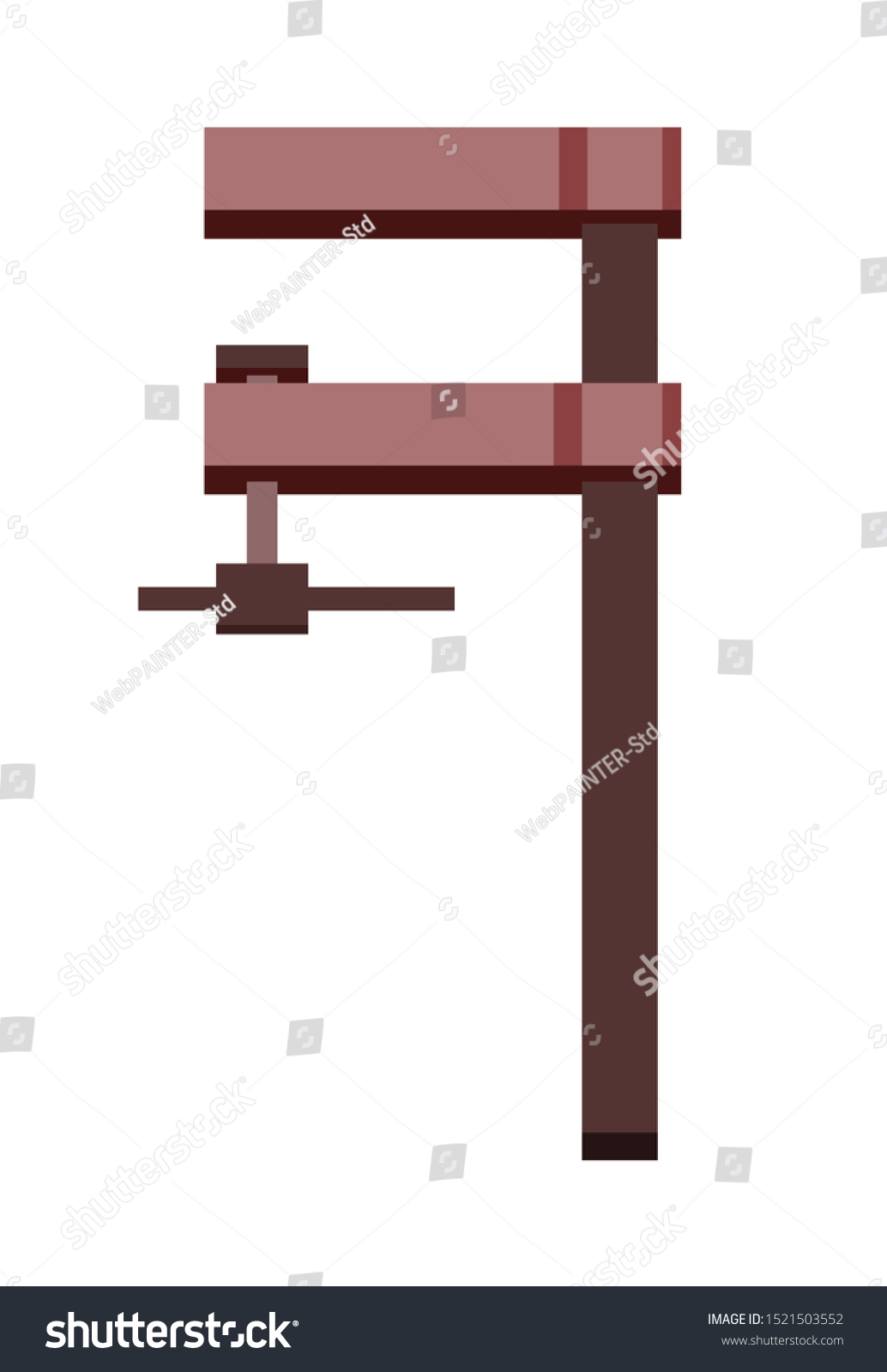 Clamp Compression Vector Image Transparent Background: vetor stock ...