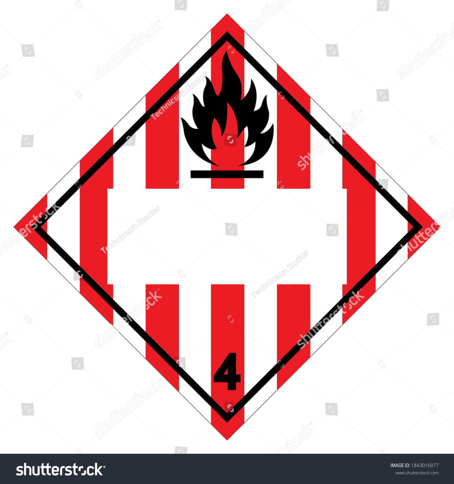 Clase 4 Signo de símbolo sólido: vector de stock (libre de regalías ...