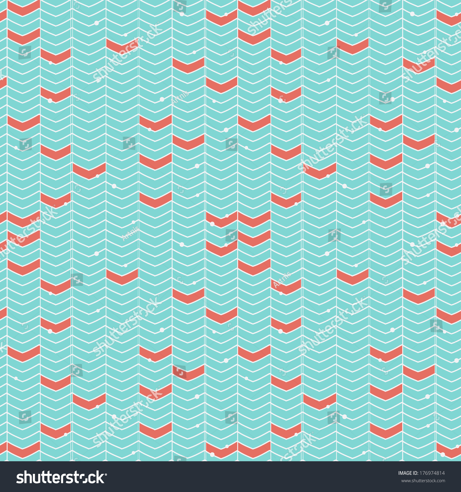 Classic Hand Drawn Chevron Seamless Pattern Stock Vector (Royalty Free ...