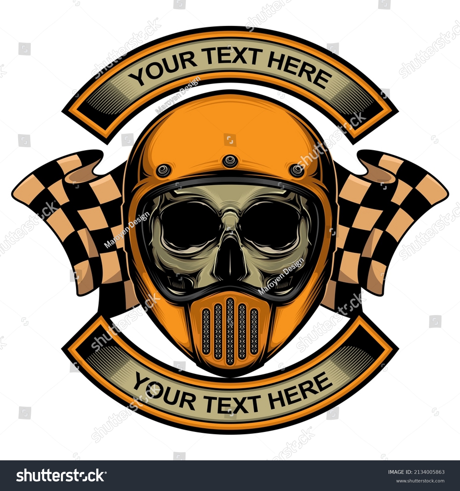 Classic Helmet Logo Vector Eps 10 Stock Vector (Royalty Free) 2134005863