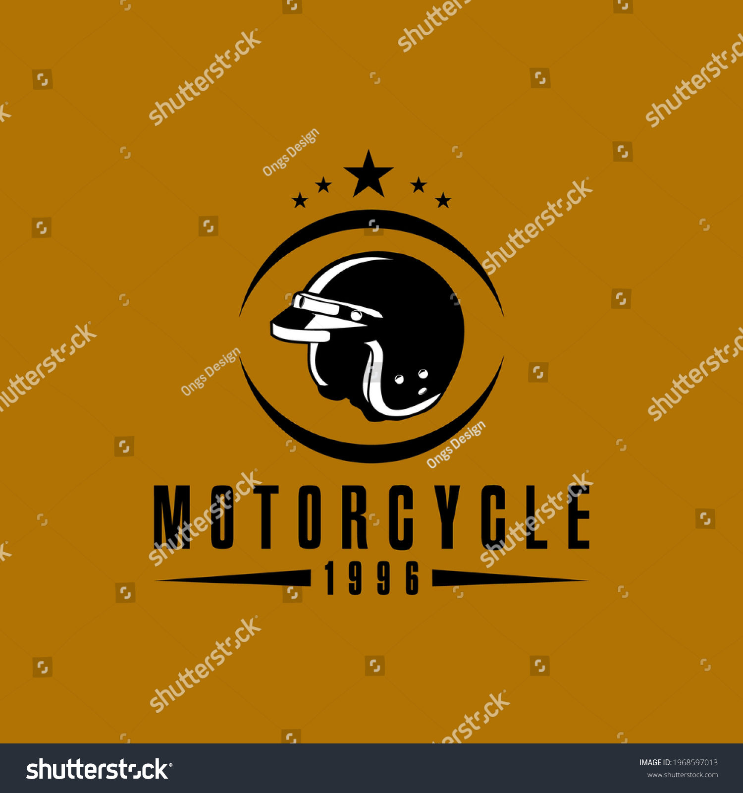 Classic Helmet Logo Vector Illustration Stock Vector (Royalty Free ...