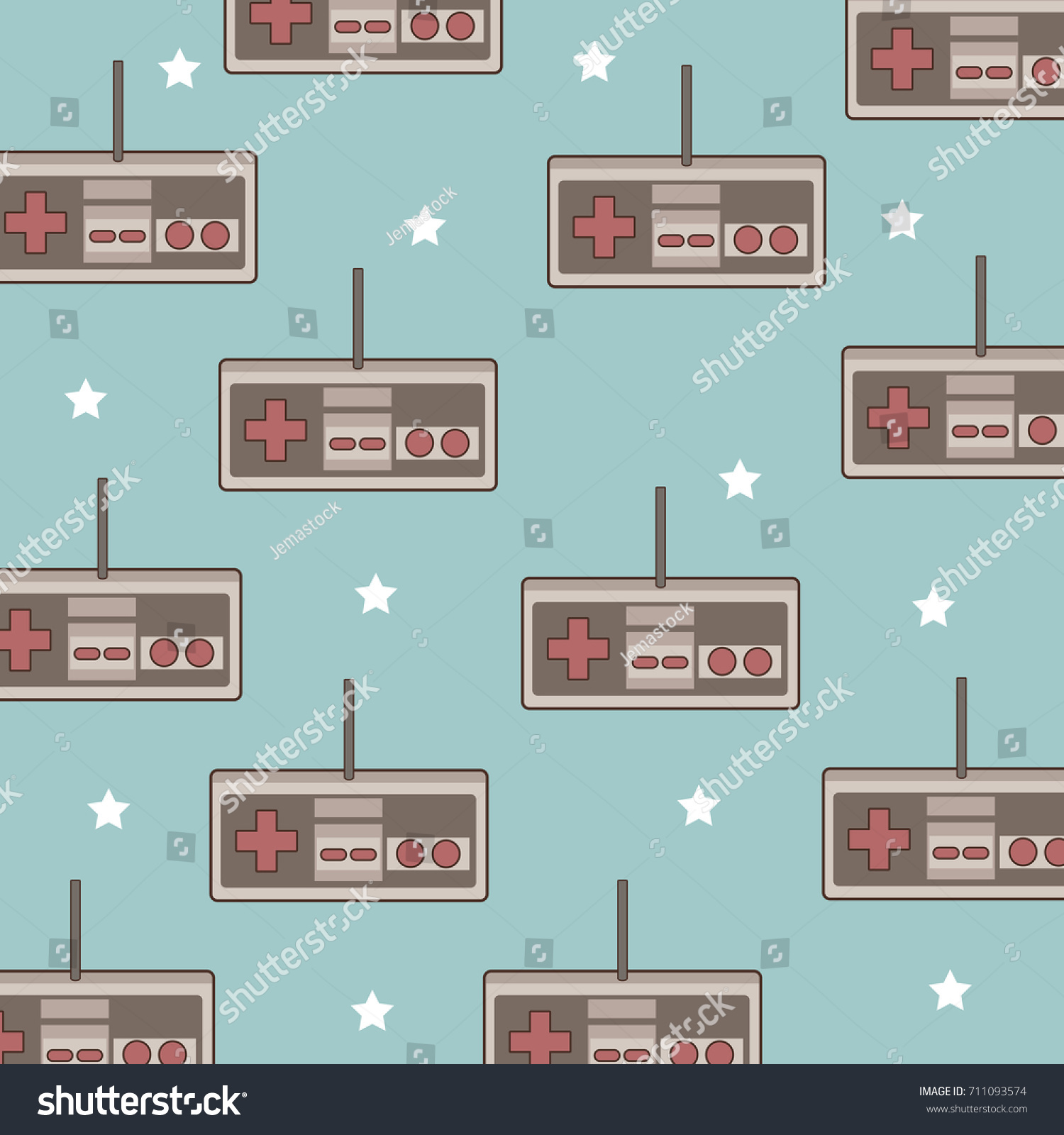 Classic Videogames Console Background Stock Vector (Royalty Free) 711093574