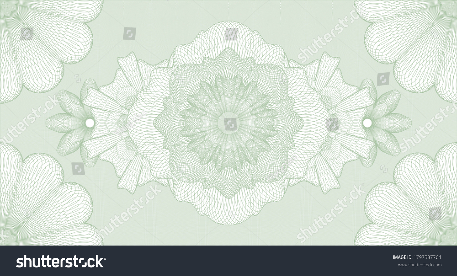 Classic Watermark Banknote Background Patterns Illustration Stock ...